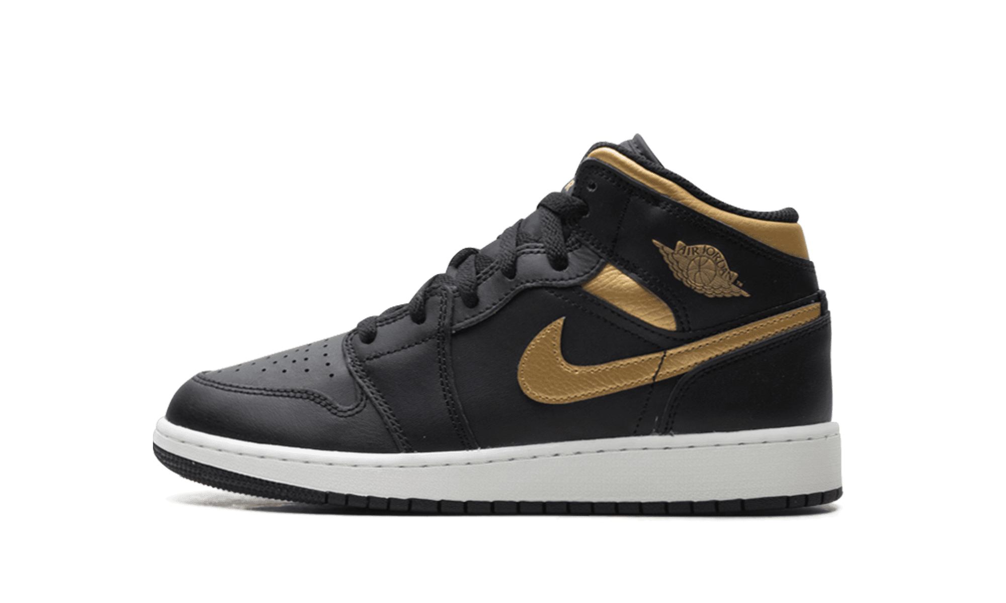 Jordan GRADE SCHOOL Air Jordan 1 Mid GS "black" DQ8423 071 from Stadium ...