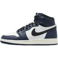 Big Kid's Jordan 1 Retro High OG Midnight Navy/Black-Wht-Sail (FD1437 ...