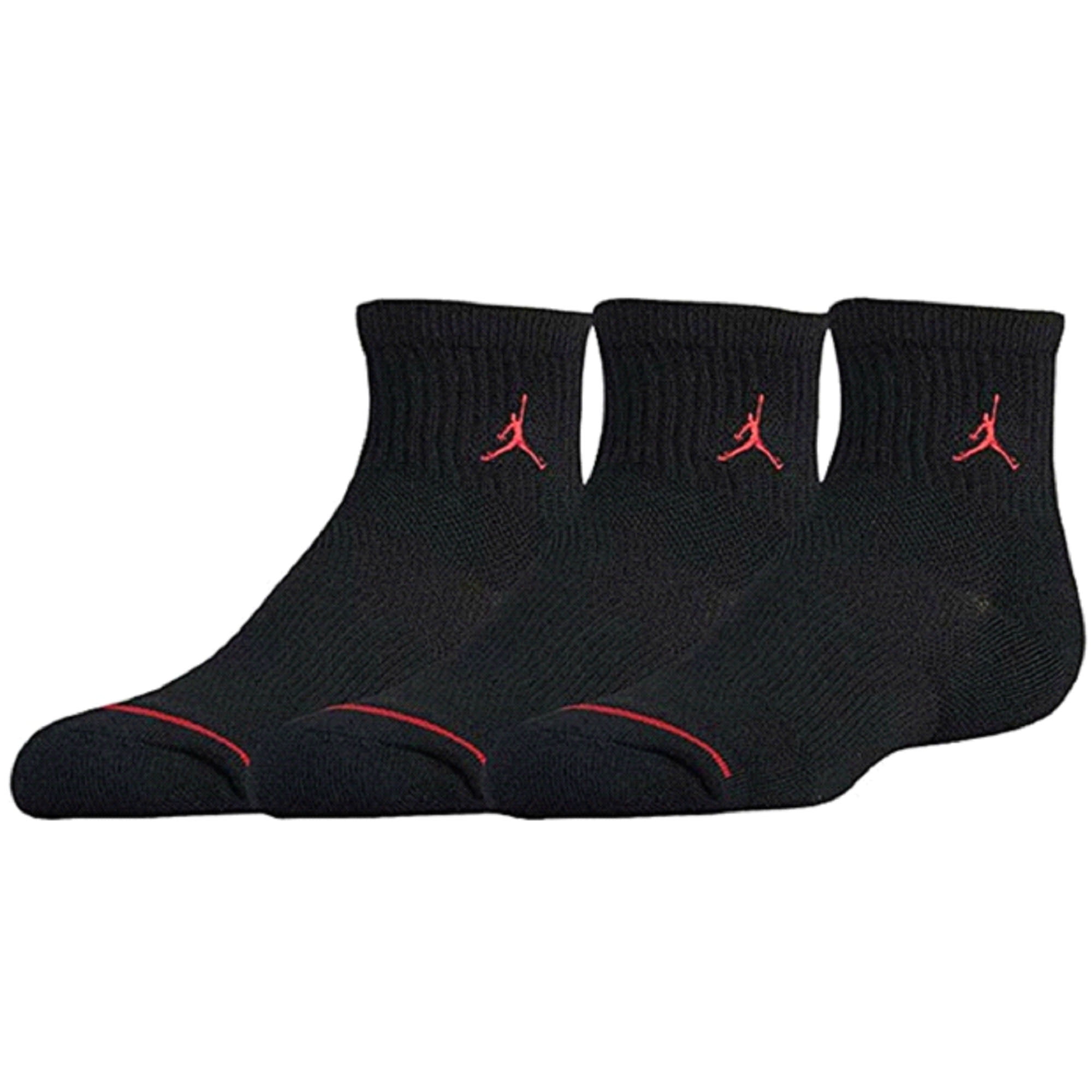 Jordan Jumpman Big Boy's Black Crew Socks (5-7 -10c-3y) - Walmart.com