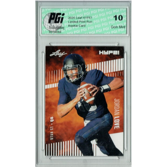 Graded Basketball: Jordan Love 2020 Leaf HYPE! #33 Rookie Card, Limited ...