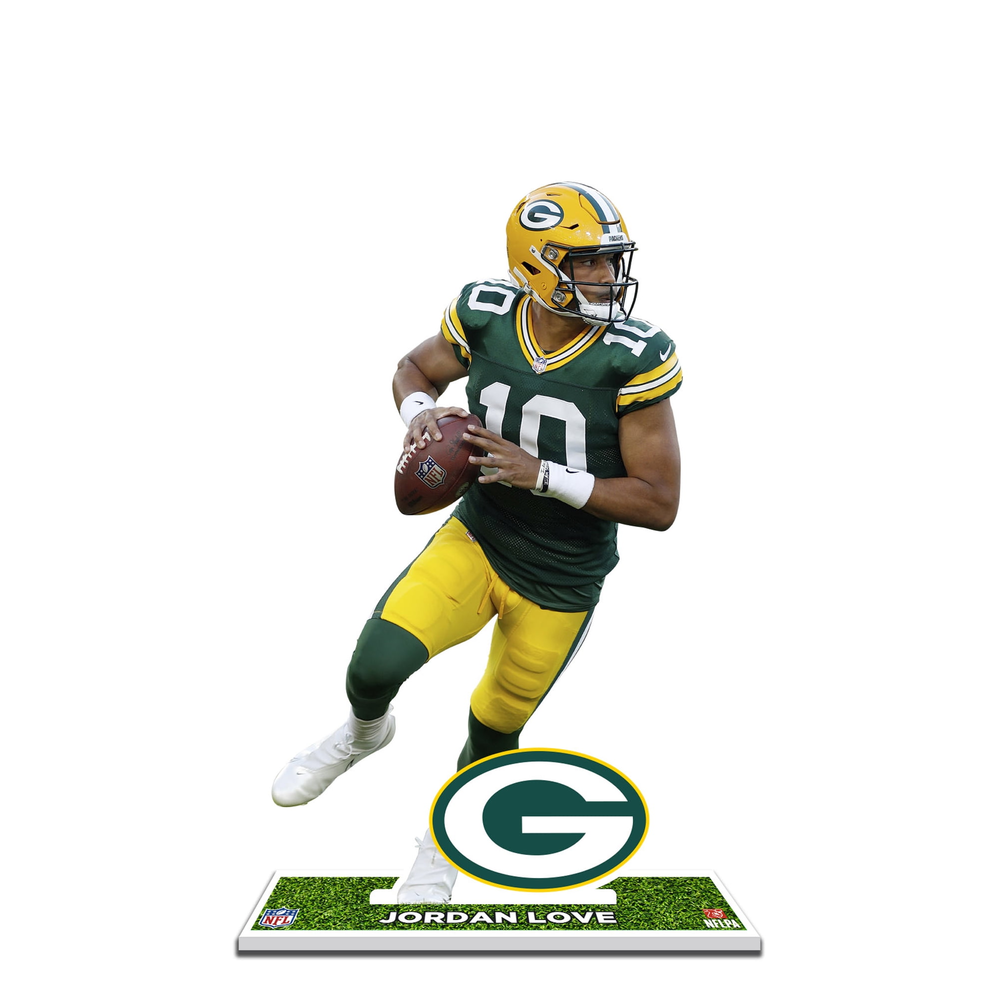 Jordan Love Green Bay Packers 12'' Collectibles Football Player Standee ...