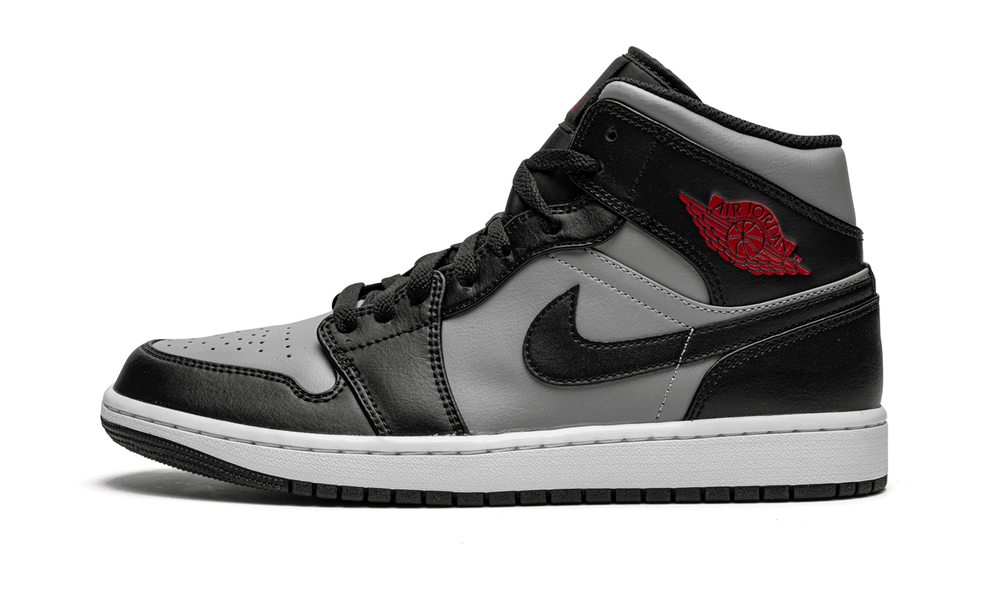 Jordan MENS Air Jordan 1 Mid "Shadow Red" 554724 096 from Stadium Goods ...