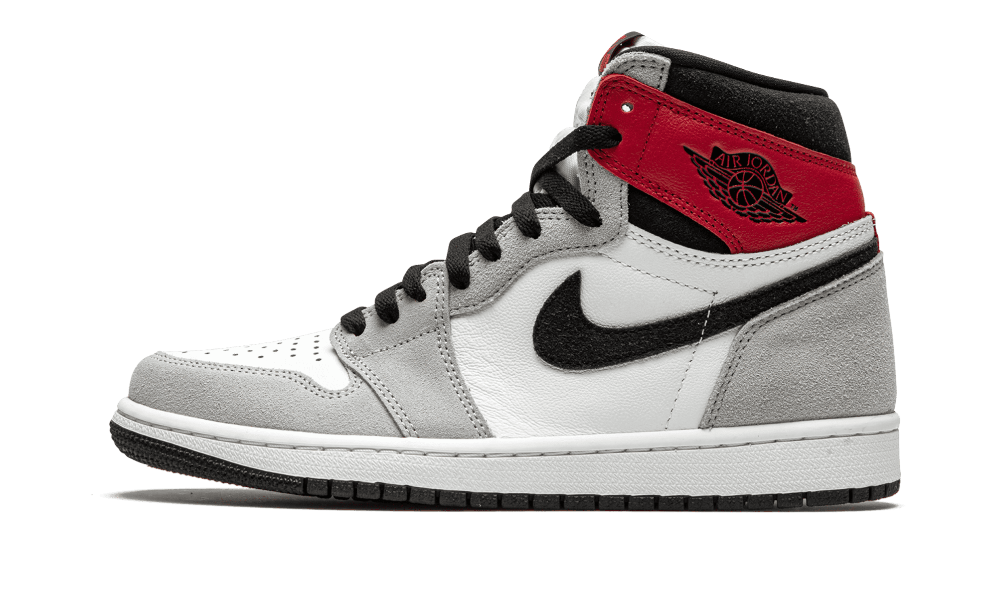 Jordan MENS Air Jordan 1 Retro High OG "Light Smoke Grey" 555088 126 ...
