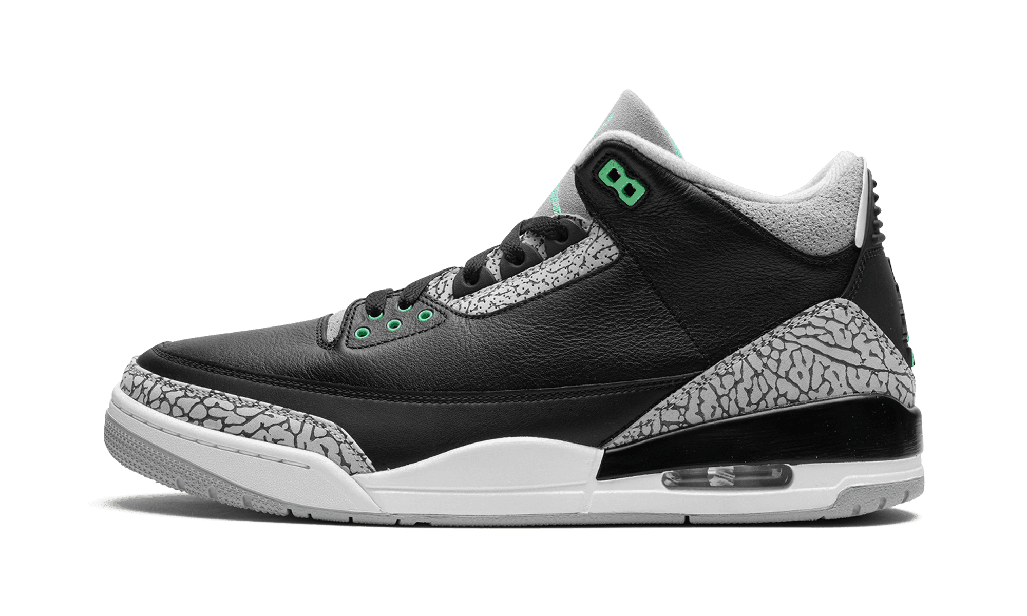 Jordan MENS Air Jordan 3 Retro "Green Glow" CT8532 031 from Stadium ...