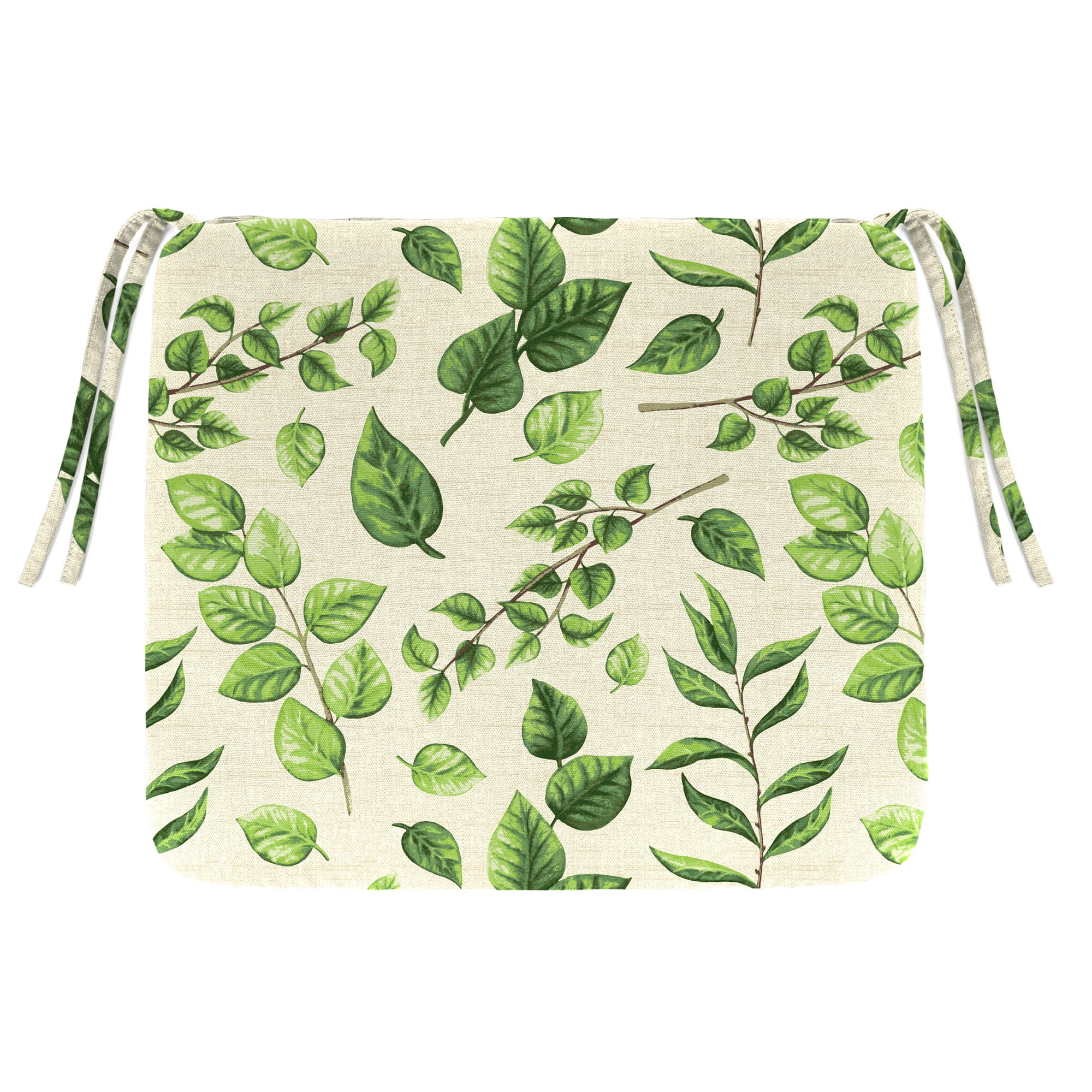 Jordan Manufacturing 16.5" x 18.5" Natik Aloe Green Leaves Rectangular ...
