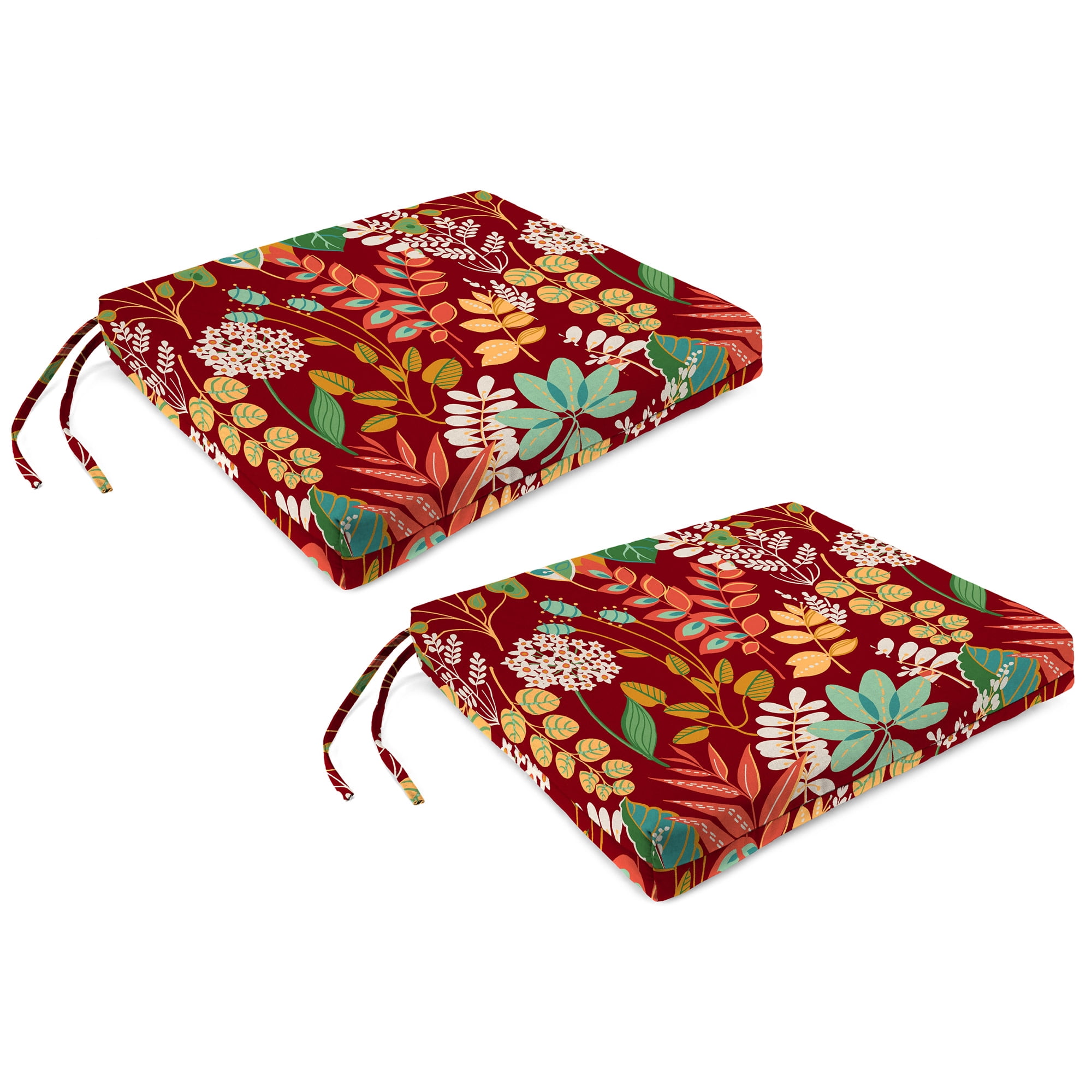 Jordan Manufacturing 17" x 19" Windcrest Mulberry Maroon Leaves ...