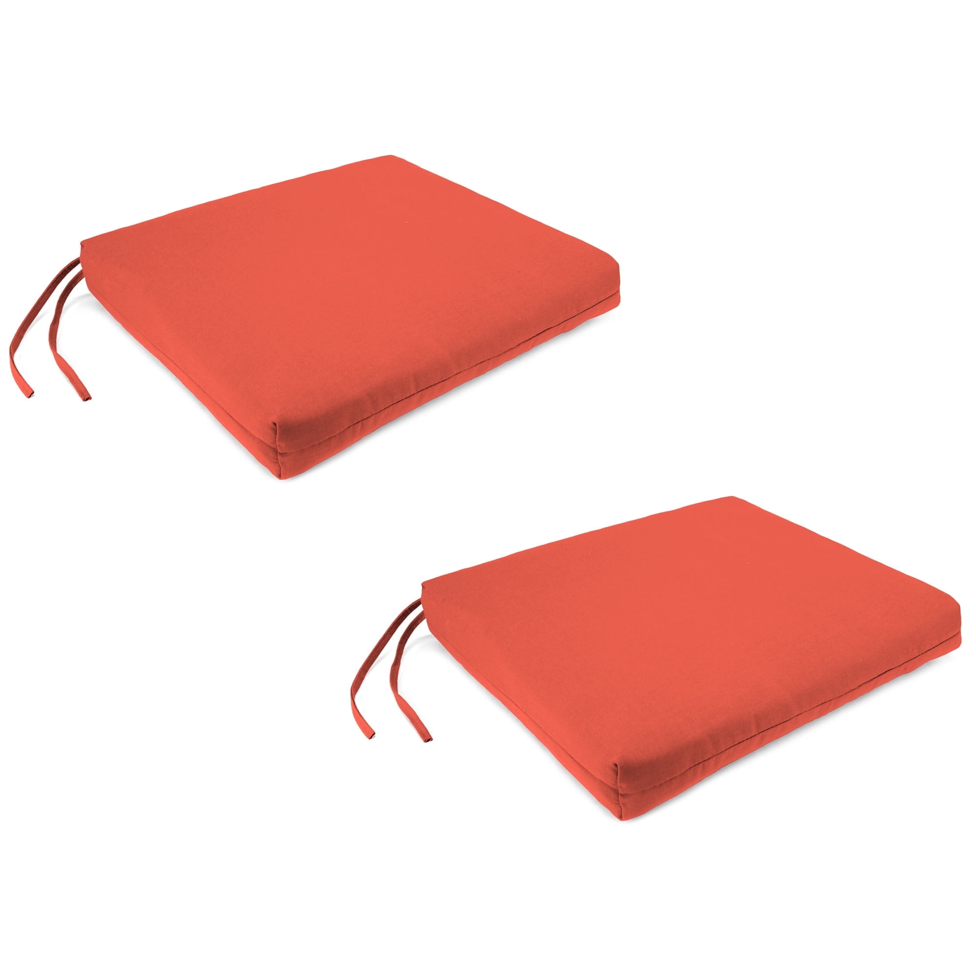 Jordan Manufacturing 18" x 19" Coral Solid Rectangular Outdoor Chair ...