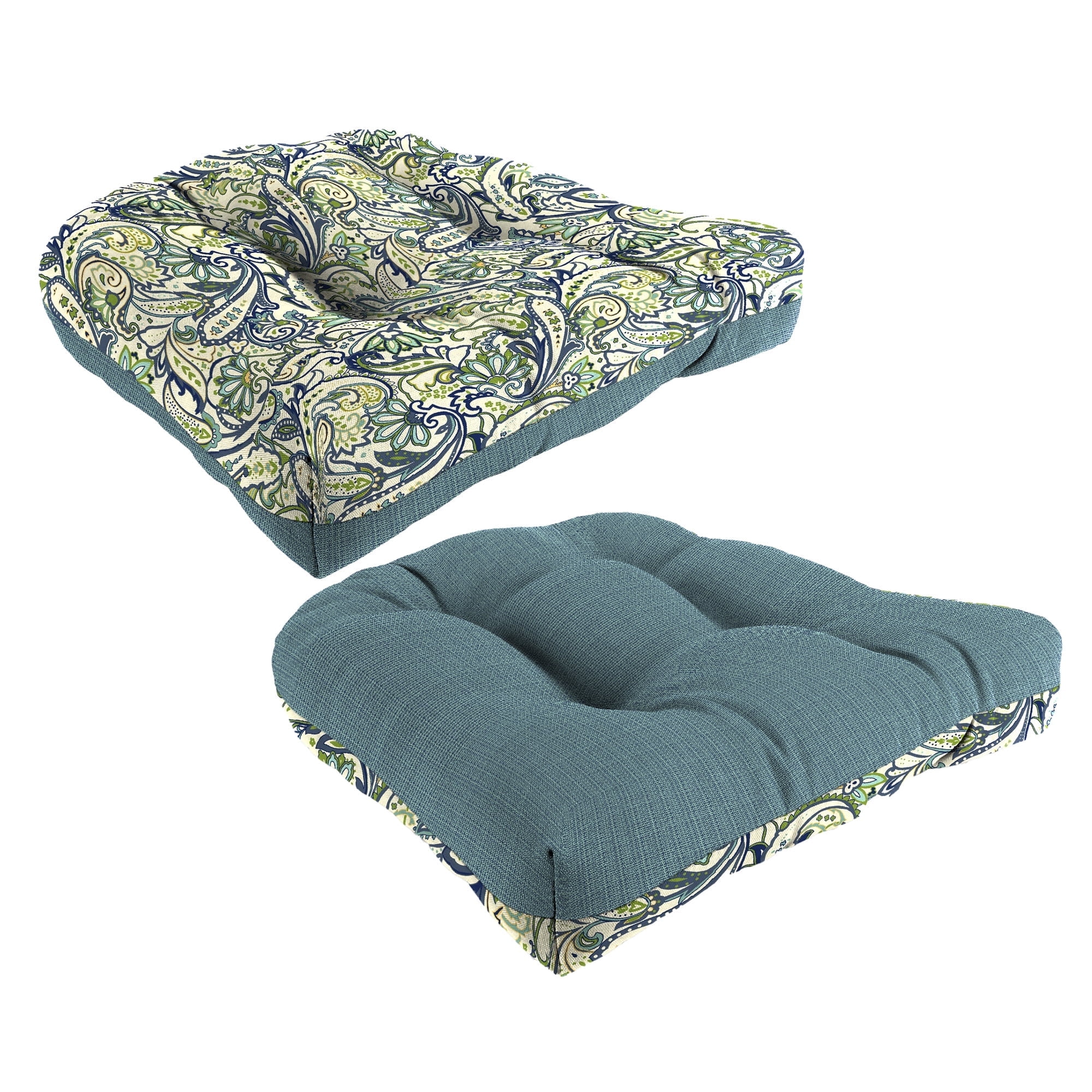 Jordan Manufacturing 19" x 19" Piper Vanilla Cream Paisley and Blarney ...