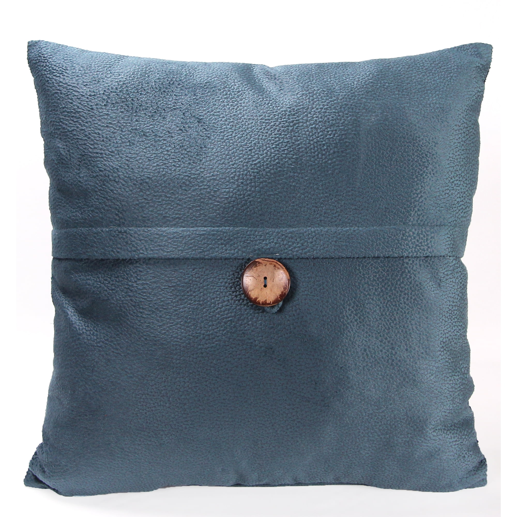Jordan Manufacturing 20x20 Fairview Navy Textured Reversible Throw ...