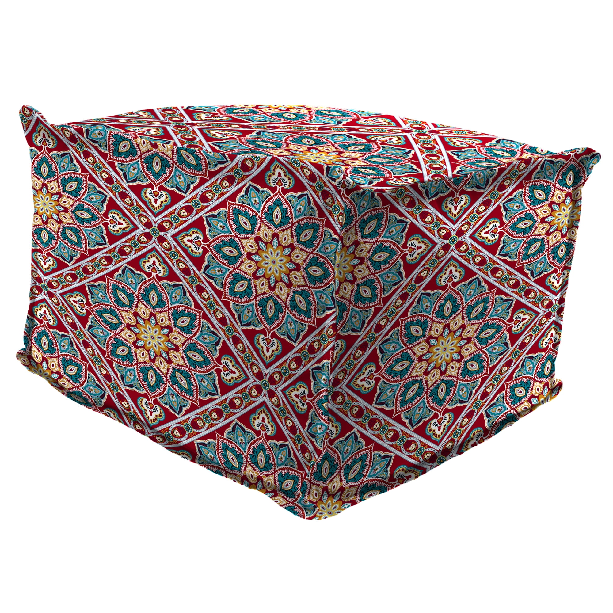Jordan Manufacturing 20" x 20" Medlo Sonoma Multicolor Medallion Square ...