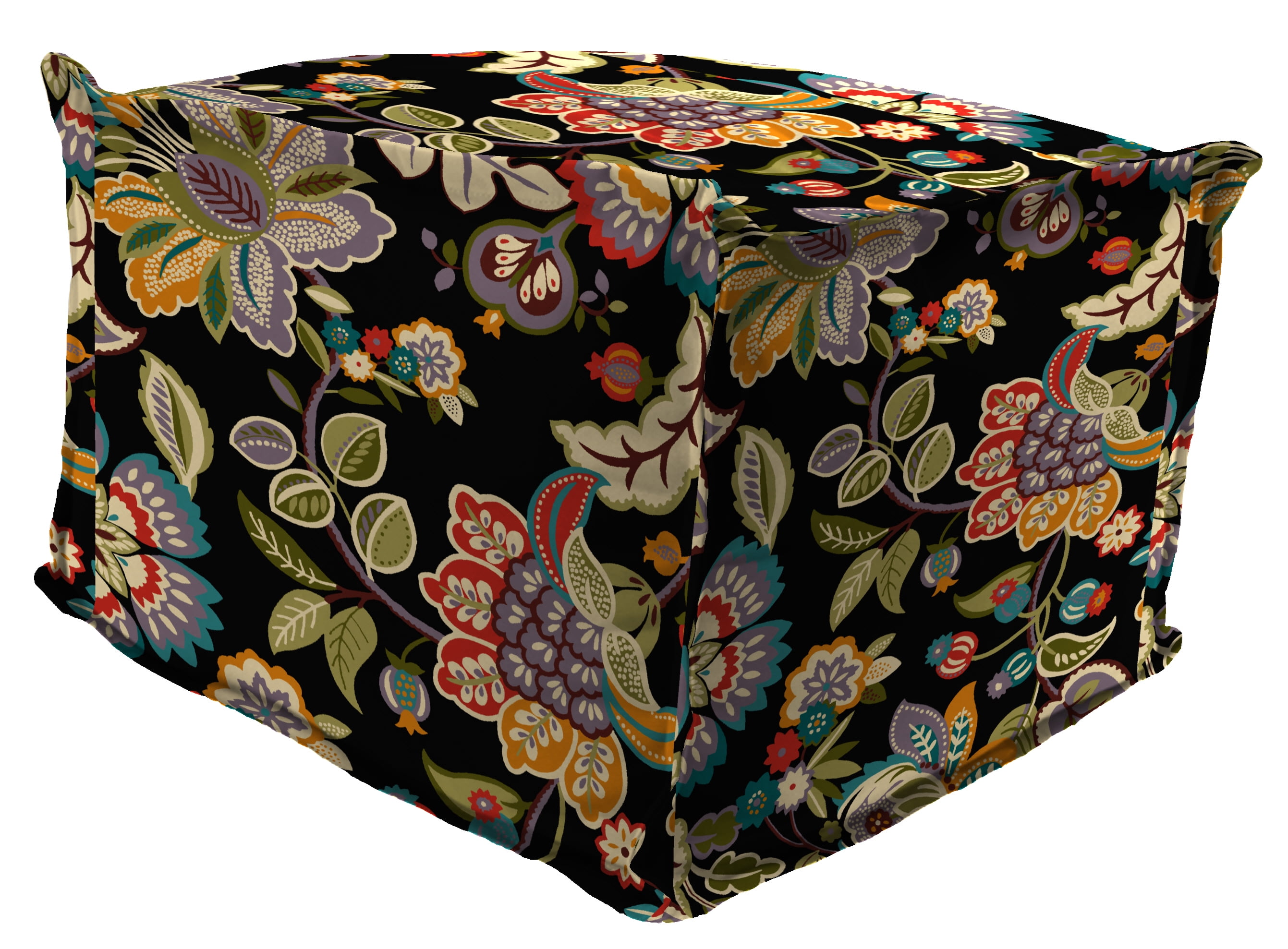 Jordan Manufacturing 20" x 20" Telfair Midnight Multicolor Paisley ...
