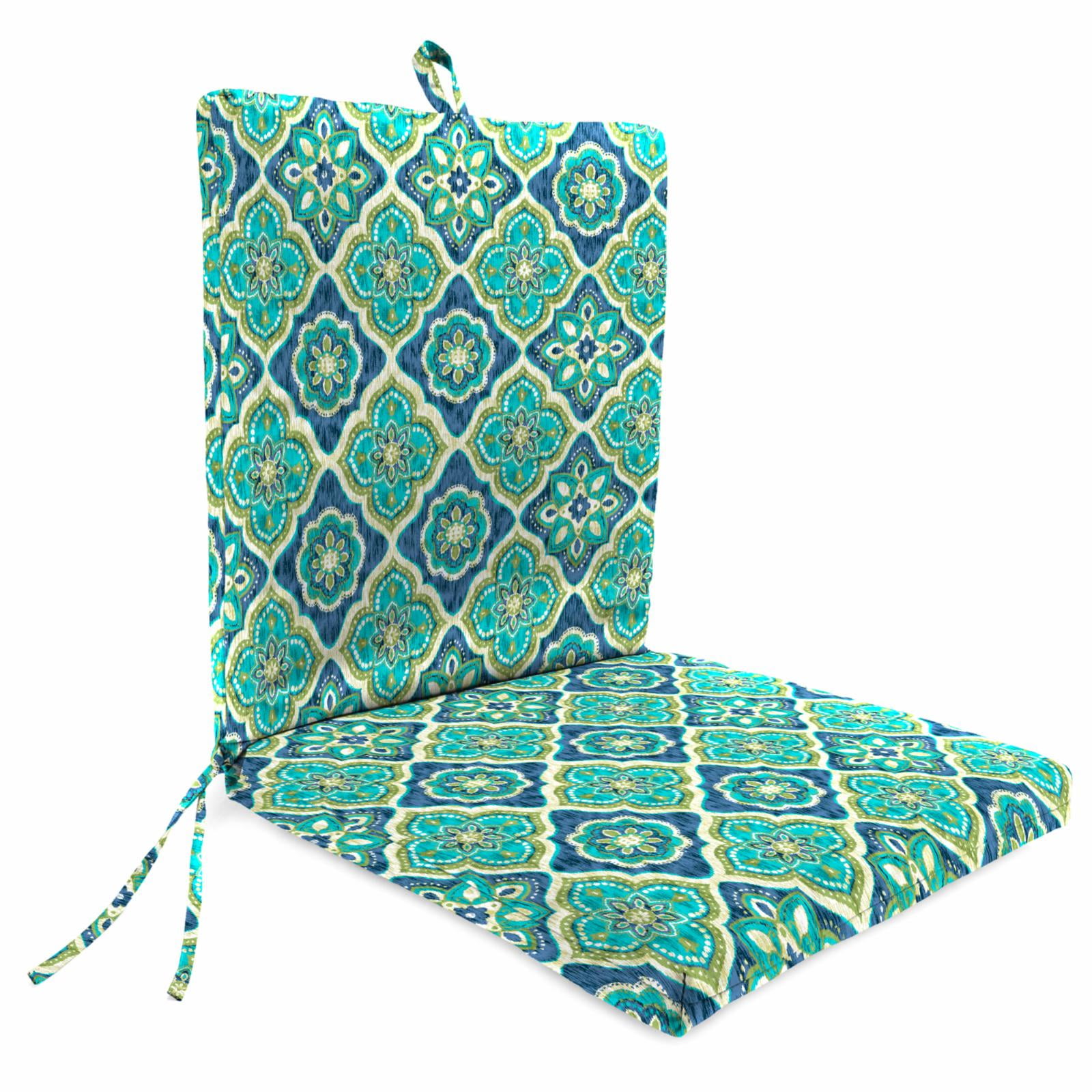 Jordan Manufacturing 21 x 44 in. Rectangular Outdoor Chair Cushion with ...