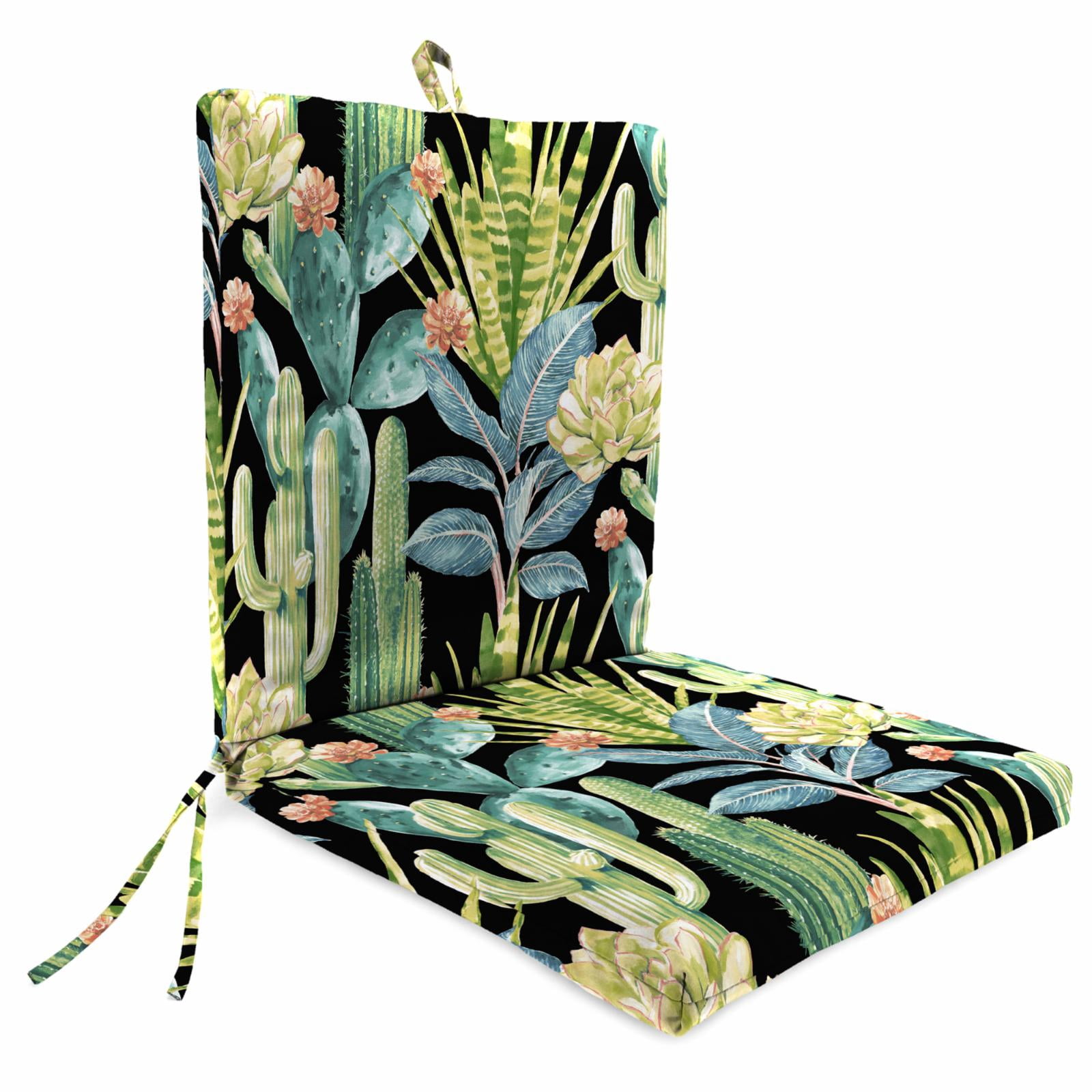 Jordan Manufacturing 21 x 44 in. Rectangular Outdoor Chair Cushion with ...