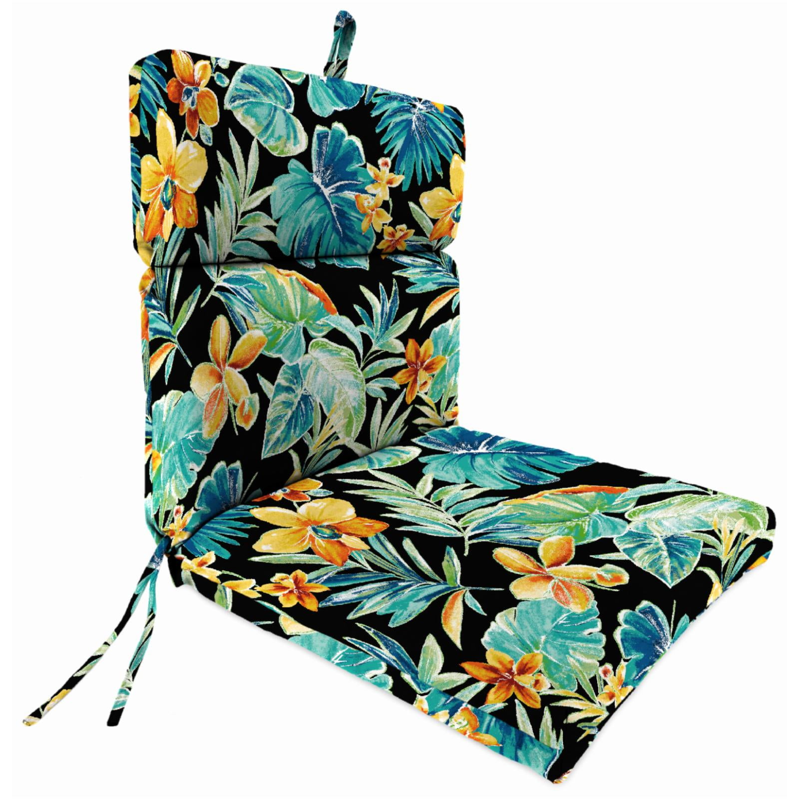 Jordan Manufacturing 22 x 44 in. Rectangular Outdoor Chair Cushion with ...