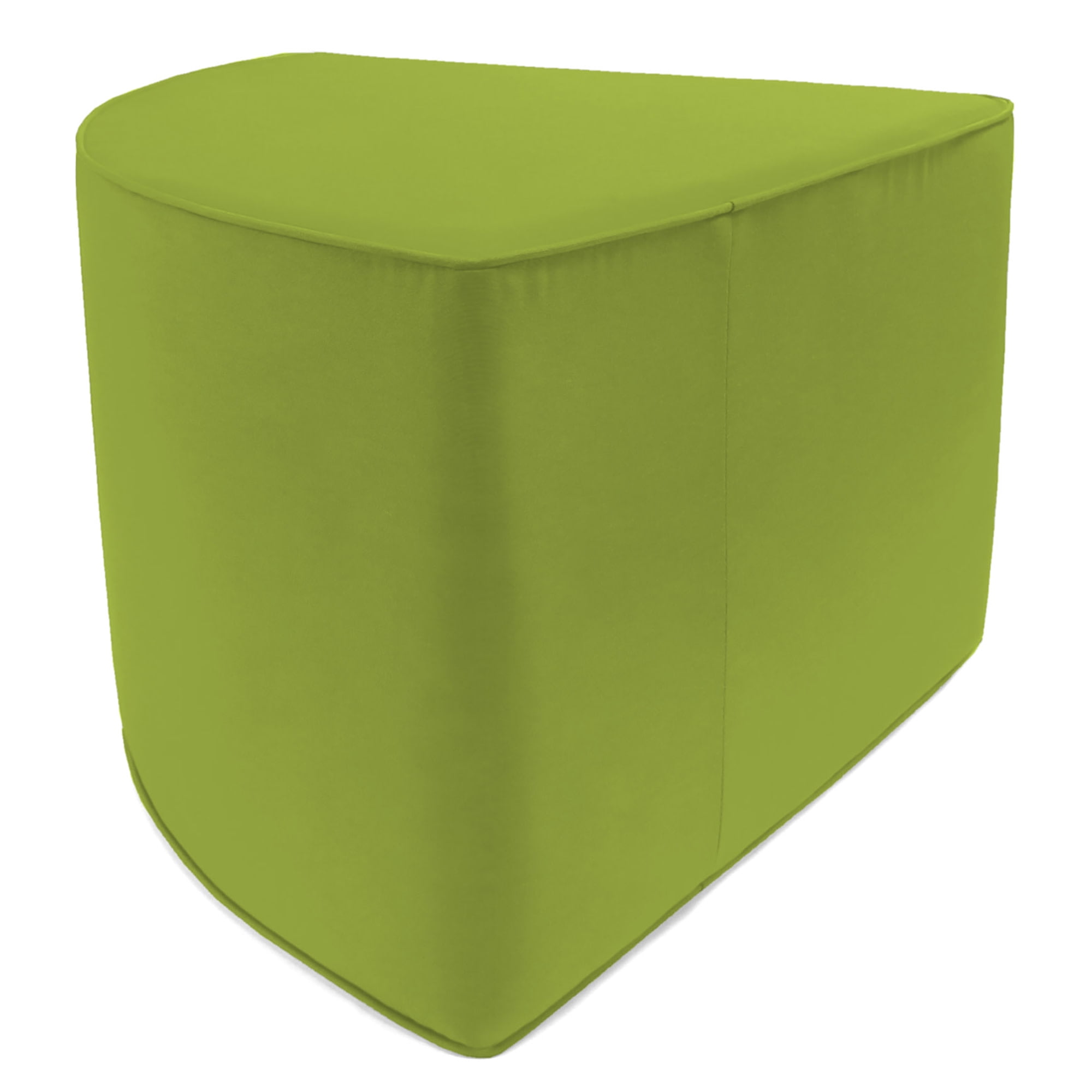 Jordan Manufacturing 34" x 25" Veranda Citrus Green Solid Wedge Outdoor ...
