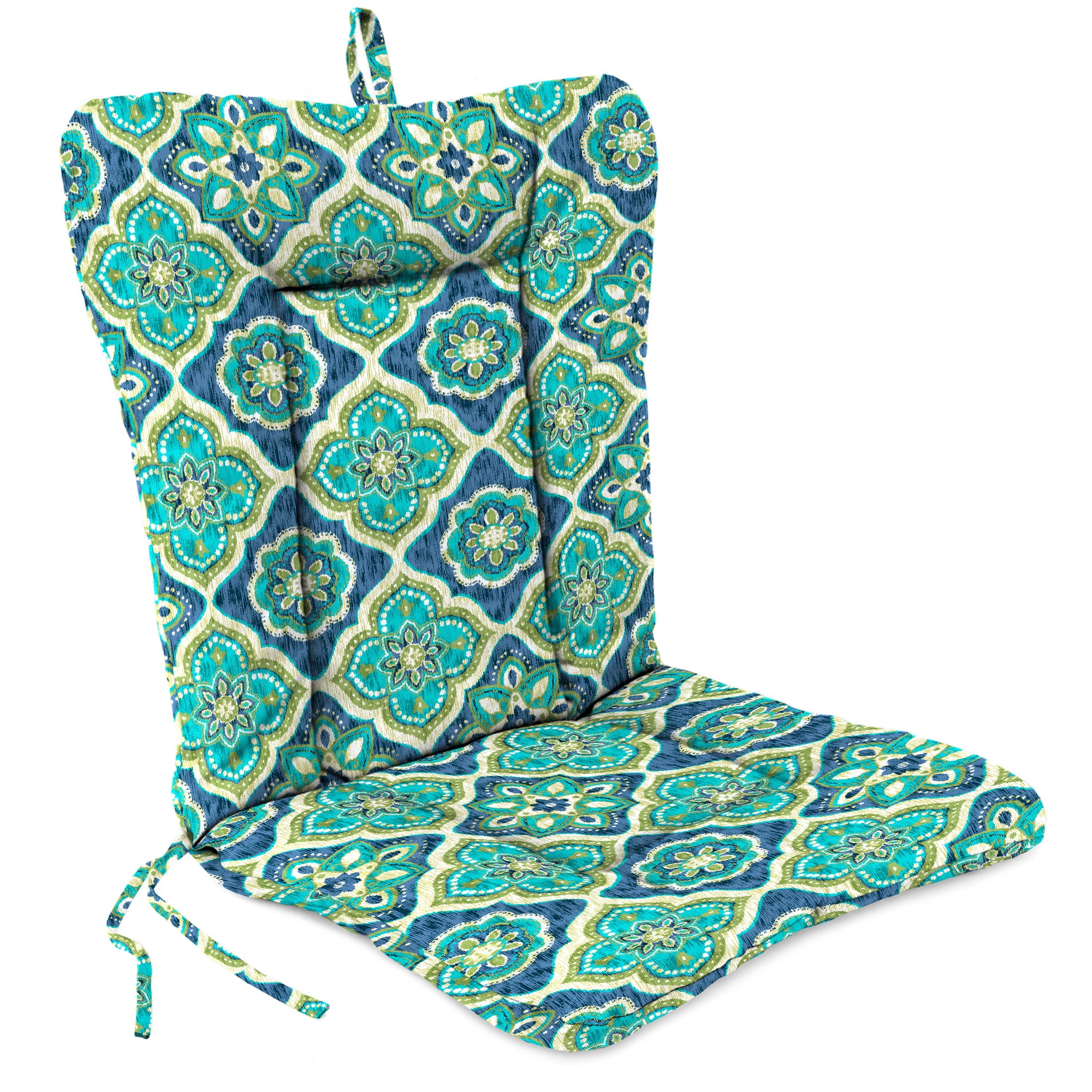 Jordan Manufacturing 38" x 21" Adonis Capri Teal Medallion Rectangular ...