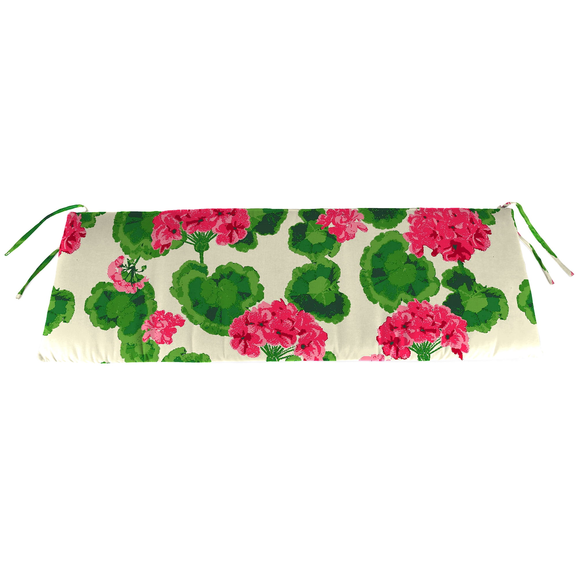 Jordan Manufacturing 41" x 17" Geranium Multicolor Floral Rectangular ...