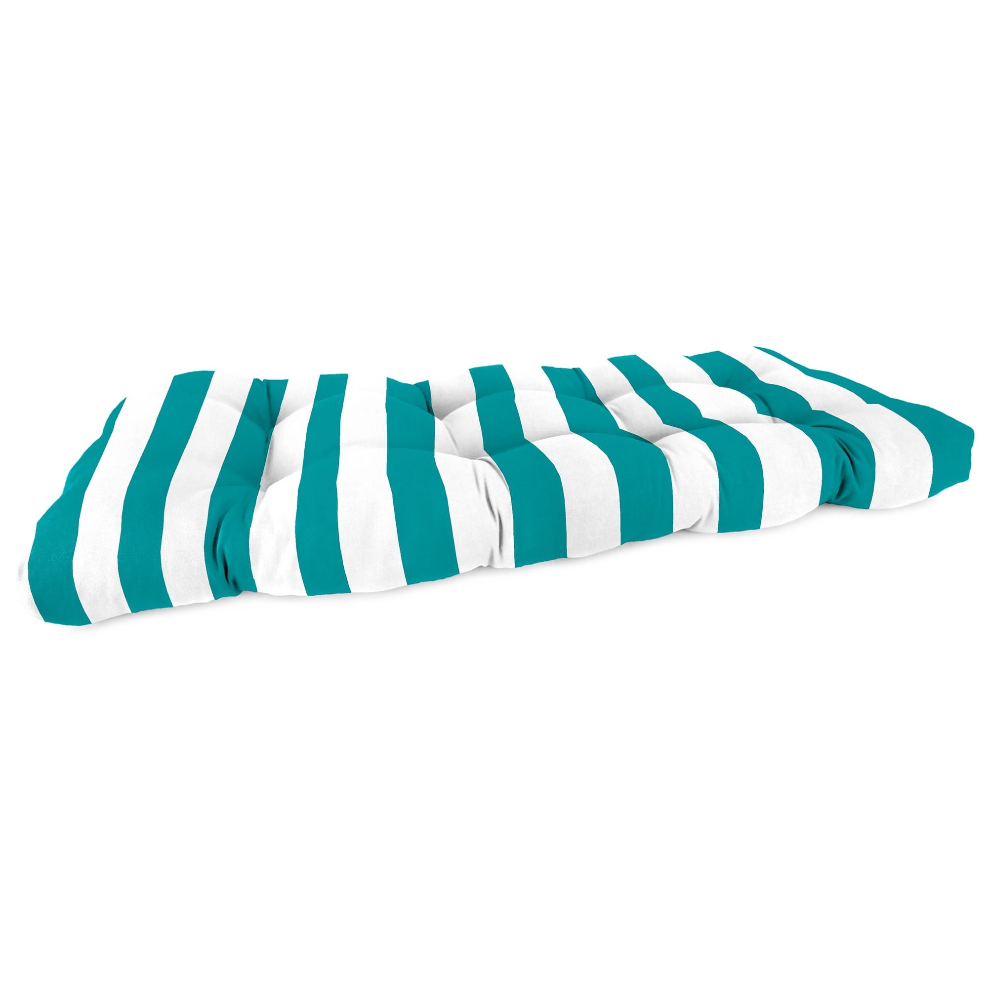 Jordan Manufacturing 43" x 19" Awning Turquoise Stripe Rectangular ...