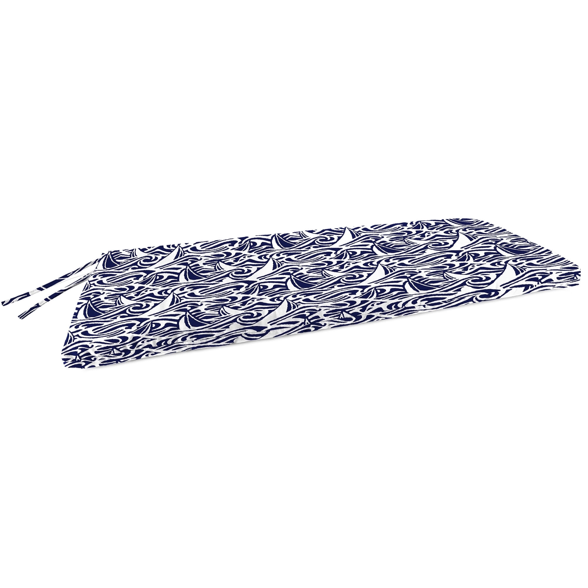 Jordan Manufacturing 44" x 16" Boats Navy Nautical Rectangular Outdoor ...