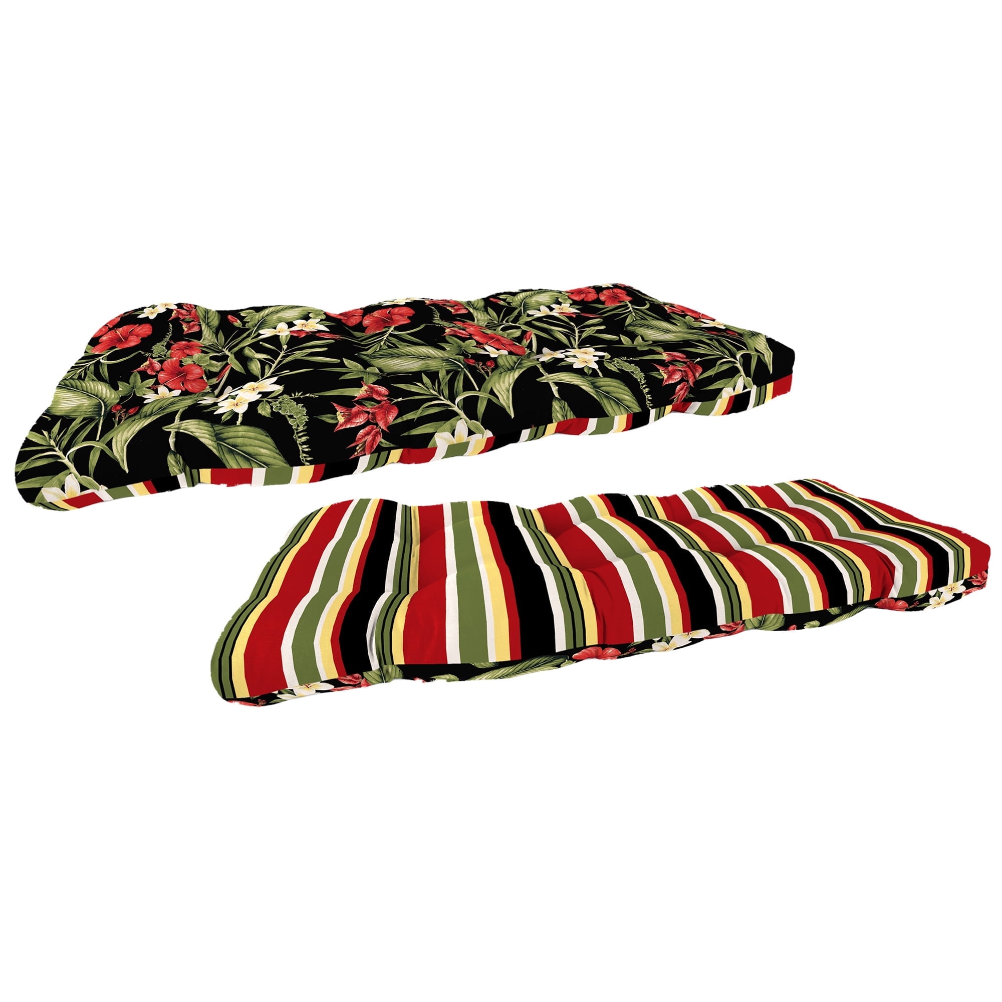 Jordan Manufacturing 44" x 18" Capulet Rojo Black Floral and Killian ...