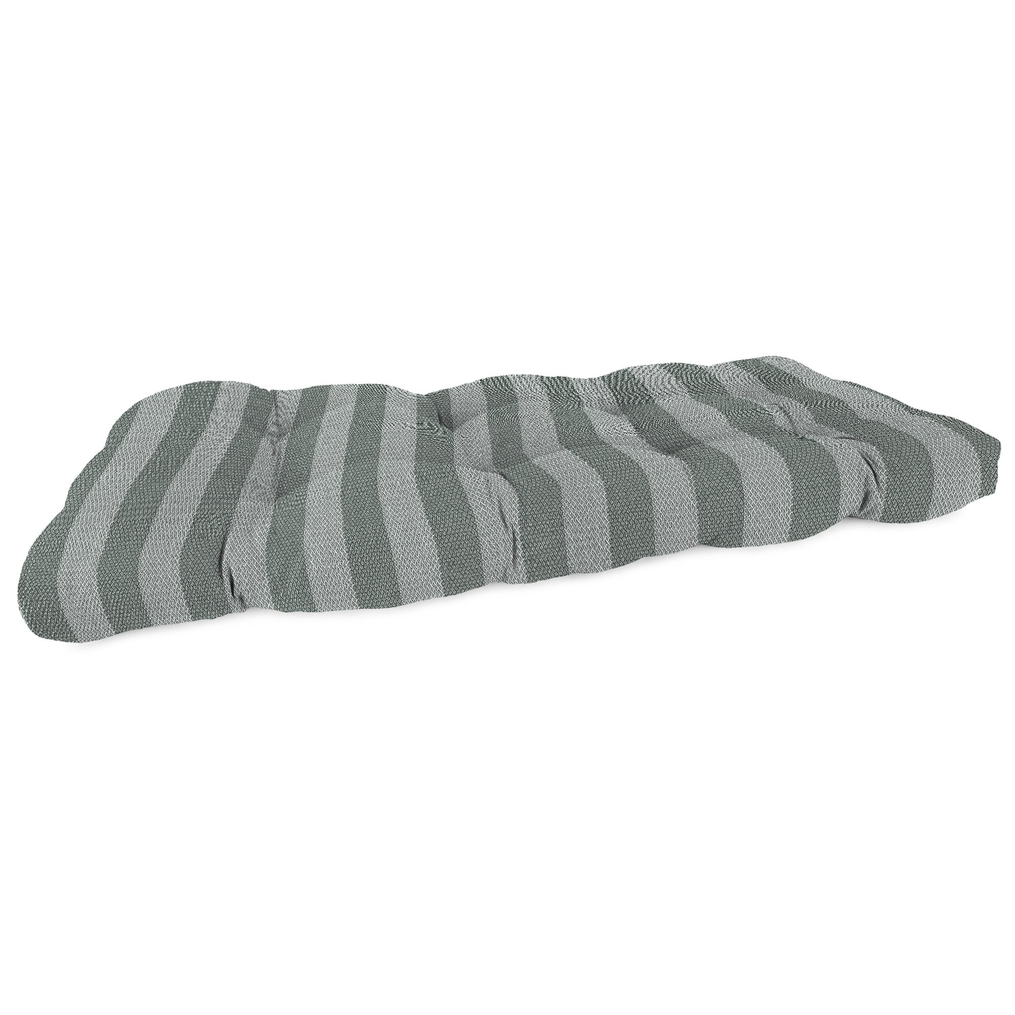 Jordan Manufacturing 44" x 18" Conway Smoke Grey Stripe Rectangular ...