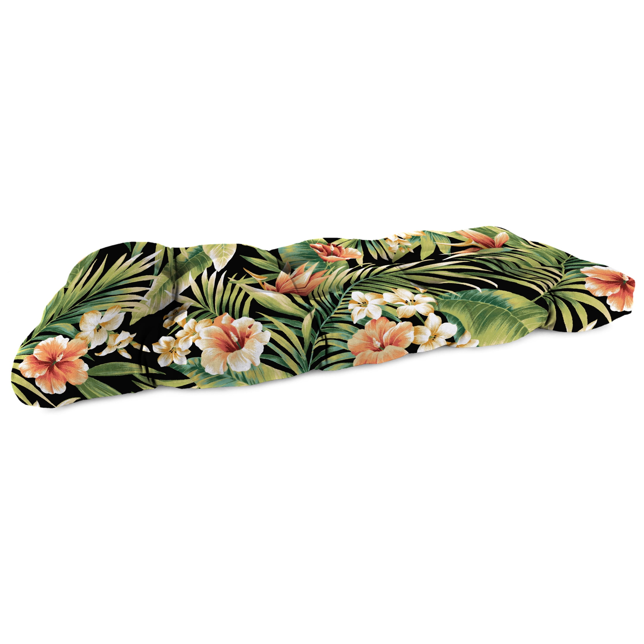 Jordan Manufacturing 44" x 18" Cypress Midnight Black Leaves ...
