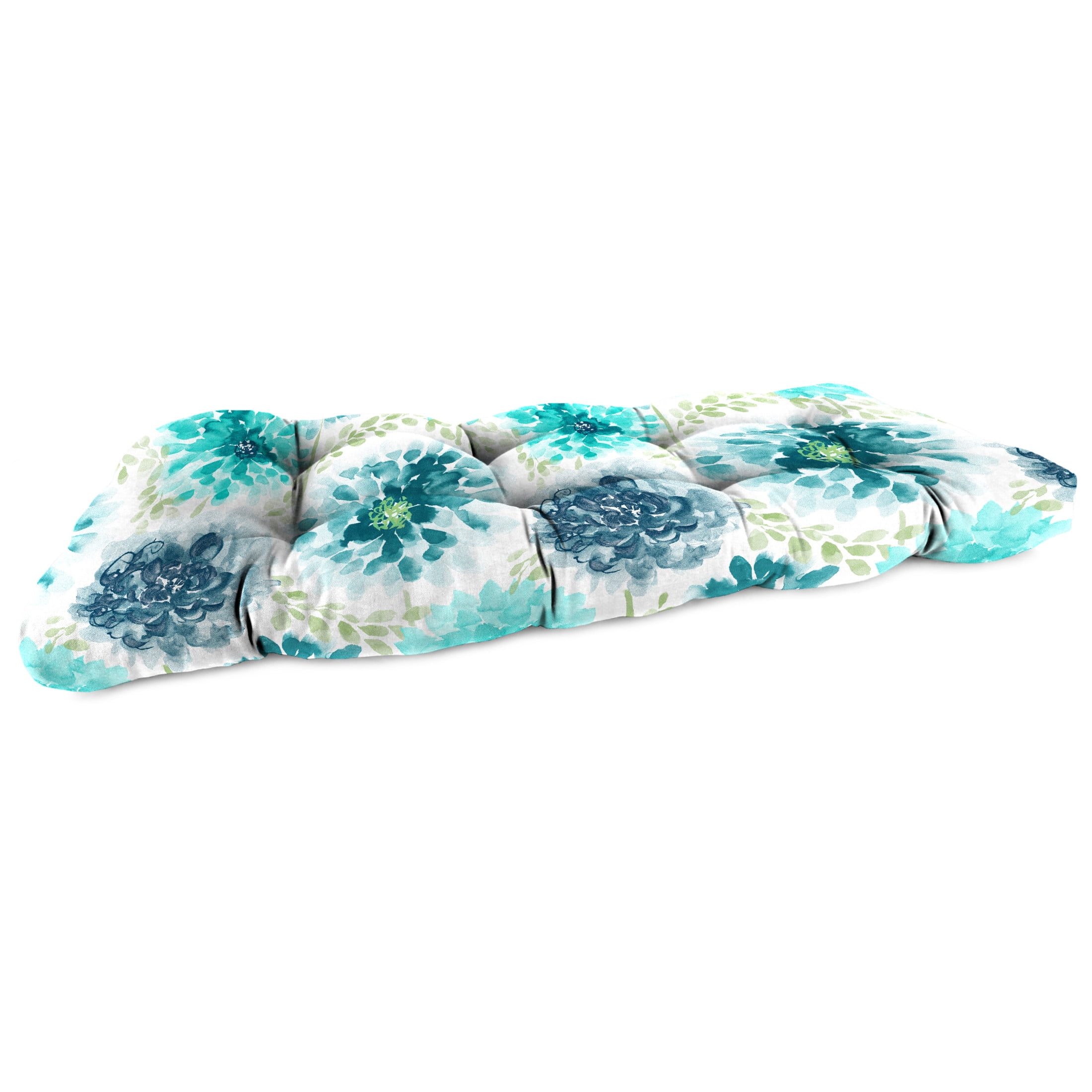 Jordan Manufacturing 44" x 18" Gardenia Seaglass Blue Floral ...