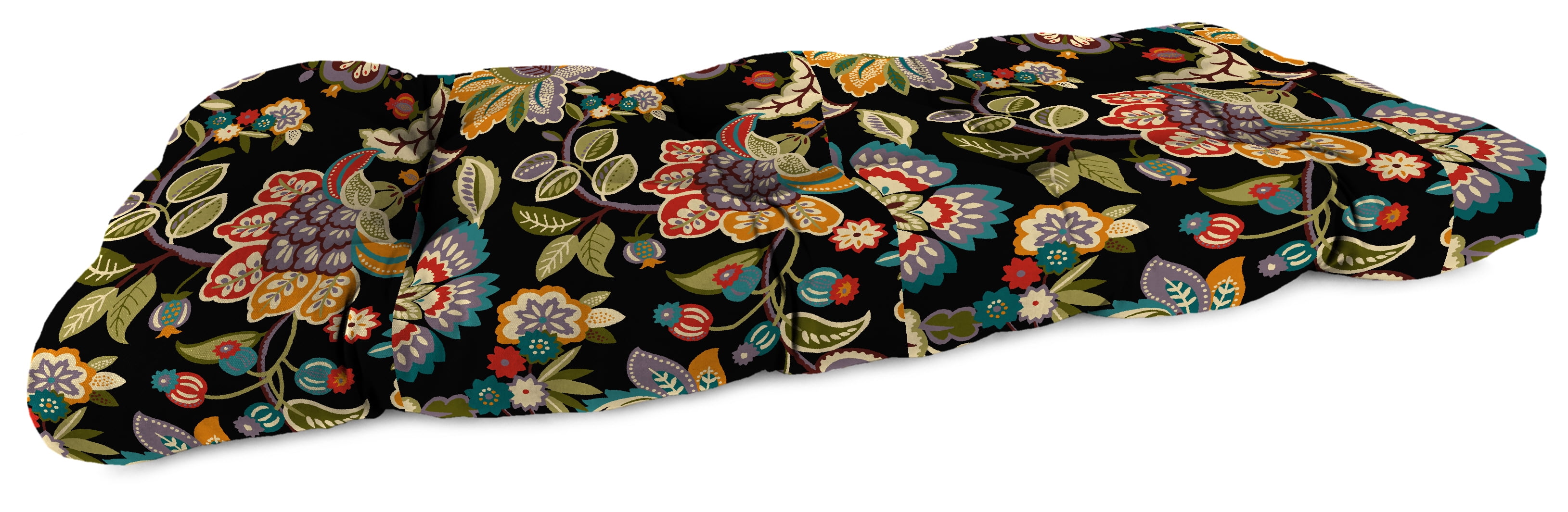 Jordan Manufacturing 44" x 18" Telfair Midnight Multicolor Paisley ...