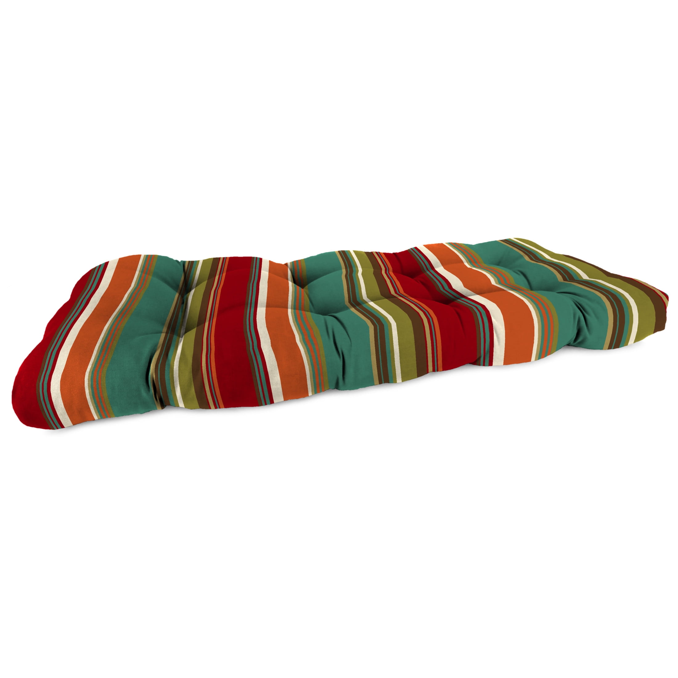 Jordan Manufacturing 44" x 18" Westport Teal Multicolor Stripe ...