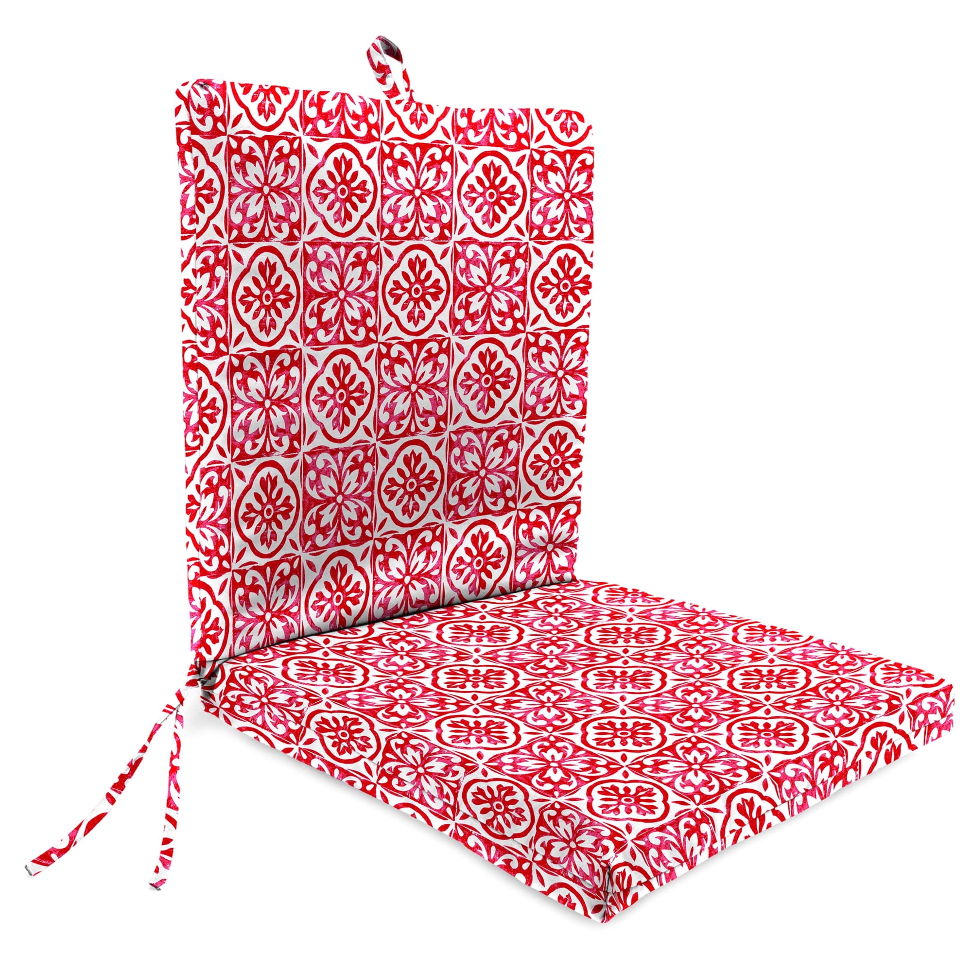Jordan Manufacturing 44" x 21" Dome Saturn Red and Orange Medallion ...