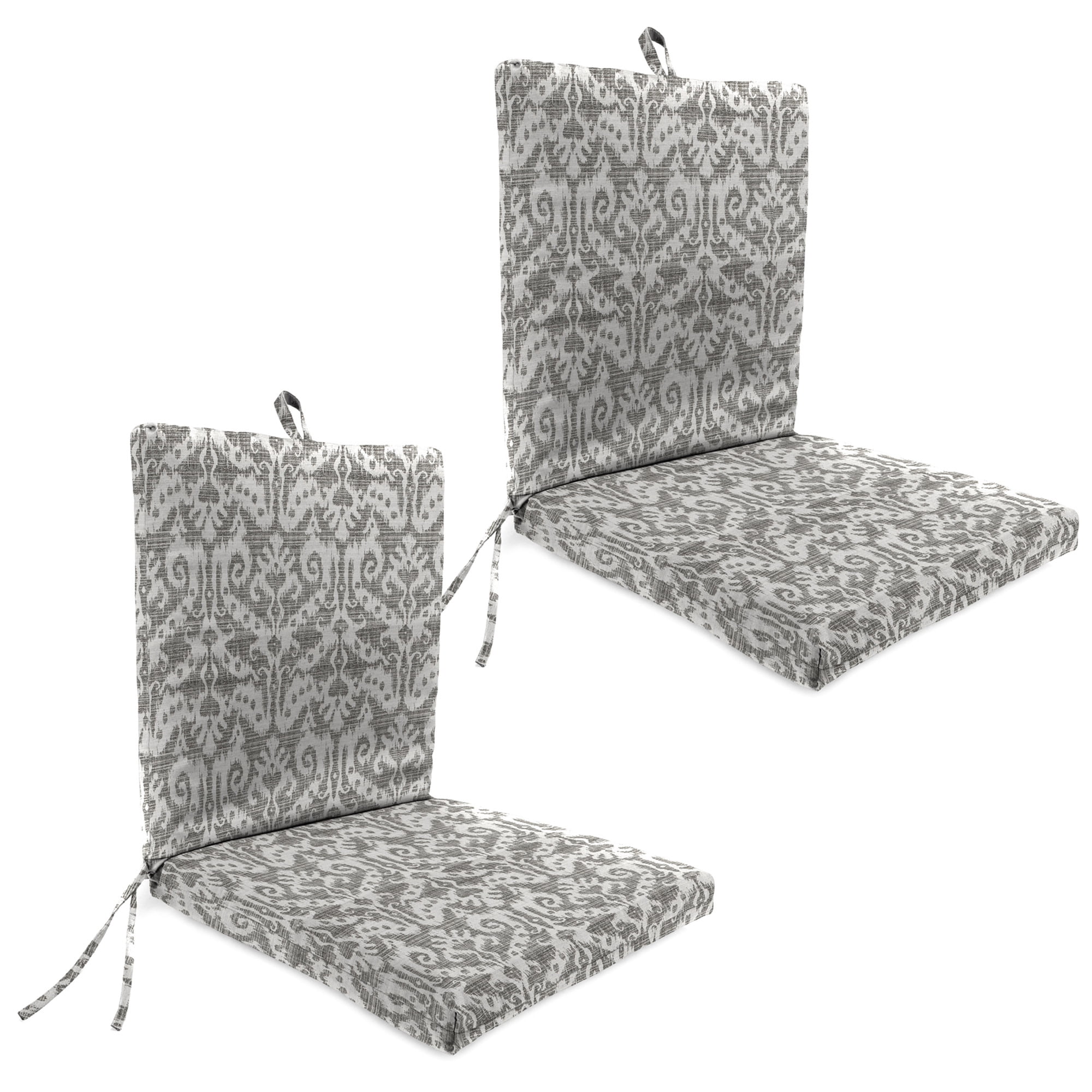 Jordan Manufacturing 44" x 21" Jeness Pewter Gray Damask Rectangular ...
