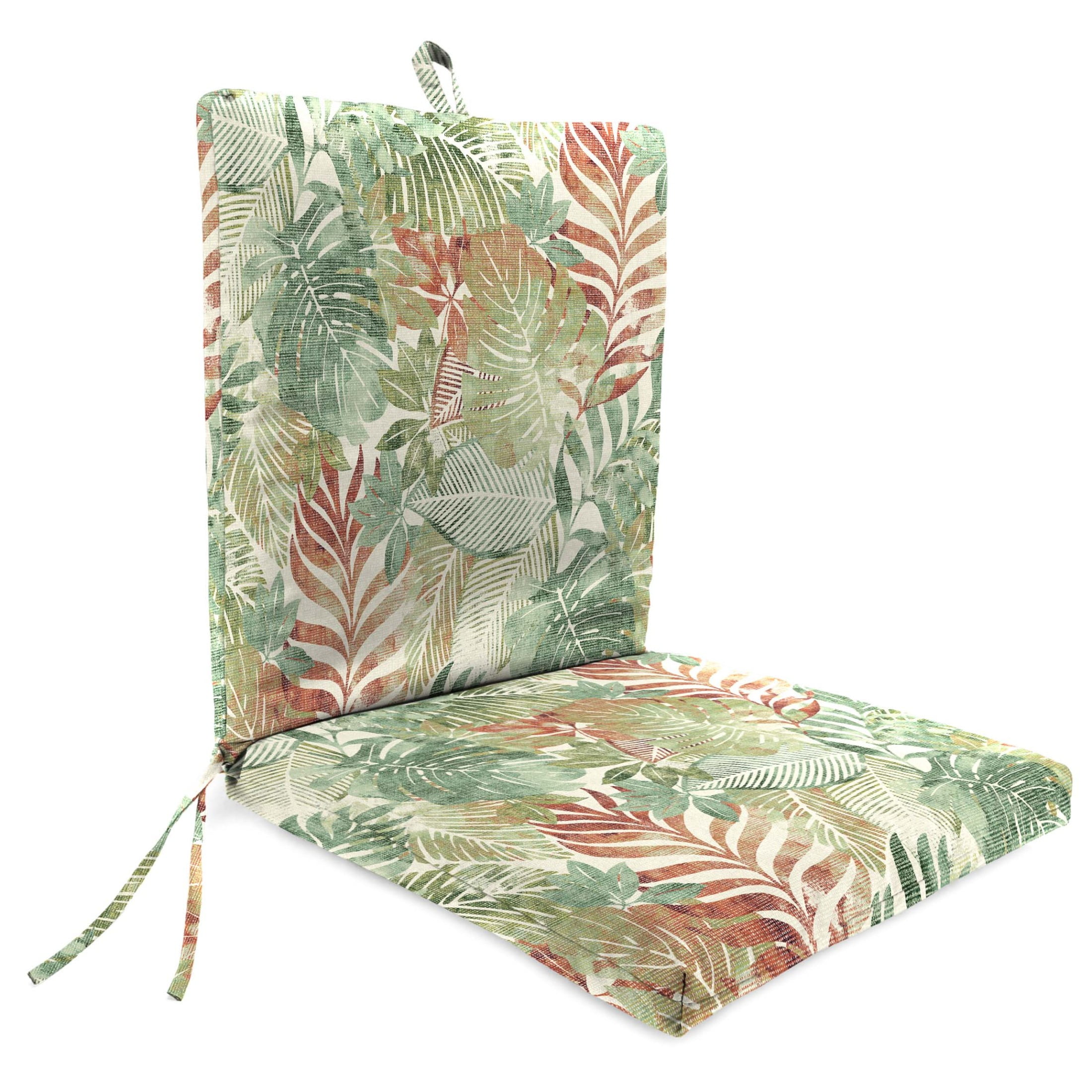 Jordan Manufacturing 44" x 21" Wesley Almond Green Leaves Rectangular ...