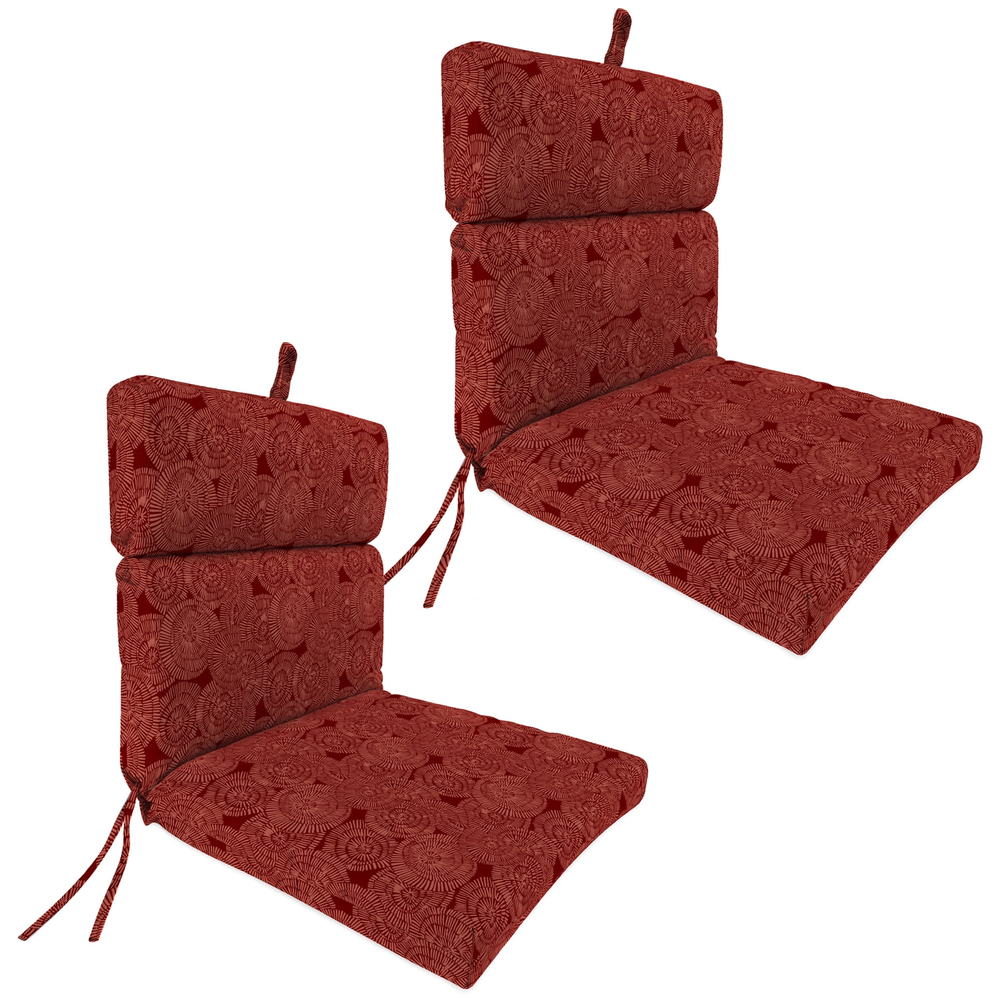 Jordan Manufacturing 44" x 22" Crossway Mulberry Burgundy Ikat ...