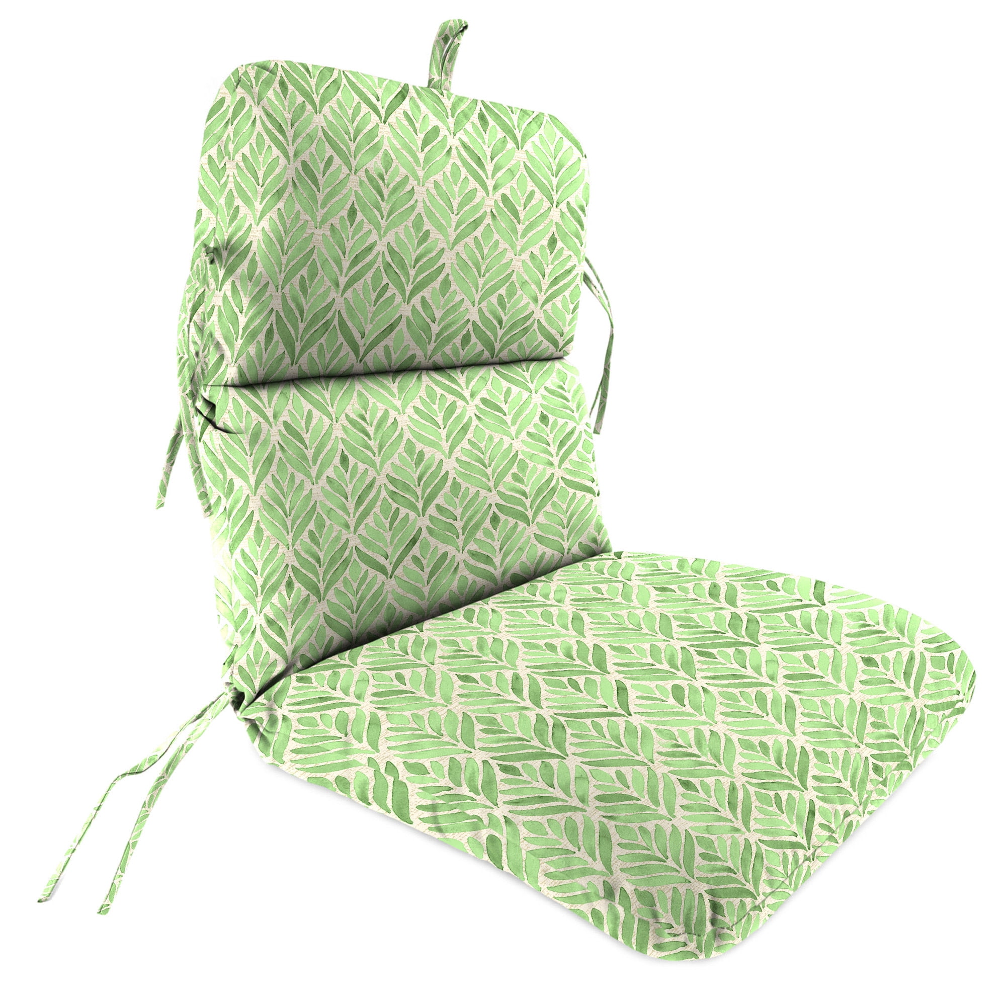 Jordan Manufacturing 45" x 22" Rubin Everest Green Leaves Rectangular ...