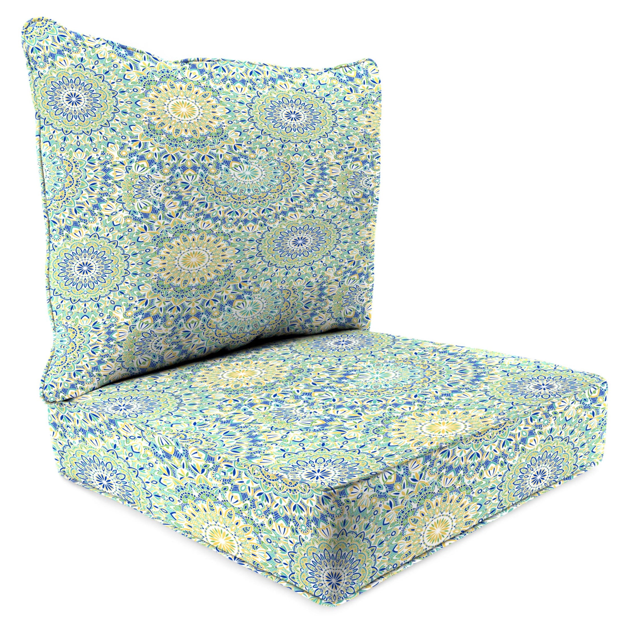Jordan Manufacturing 46.5" x 24" Alonzo Fresco Blue and Green Medallion ...