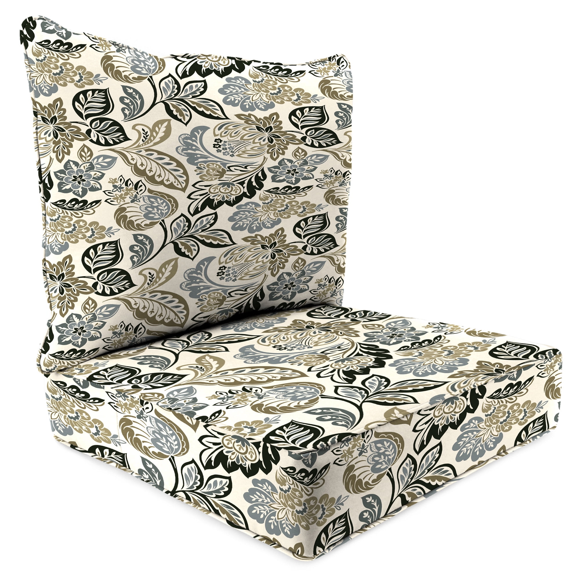 Jordan Manufacturing 46.5" x 24" Dailey Pewter Multicolor Paisley ...