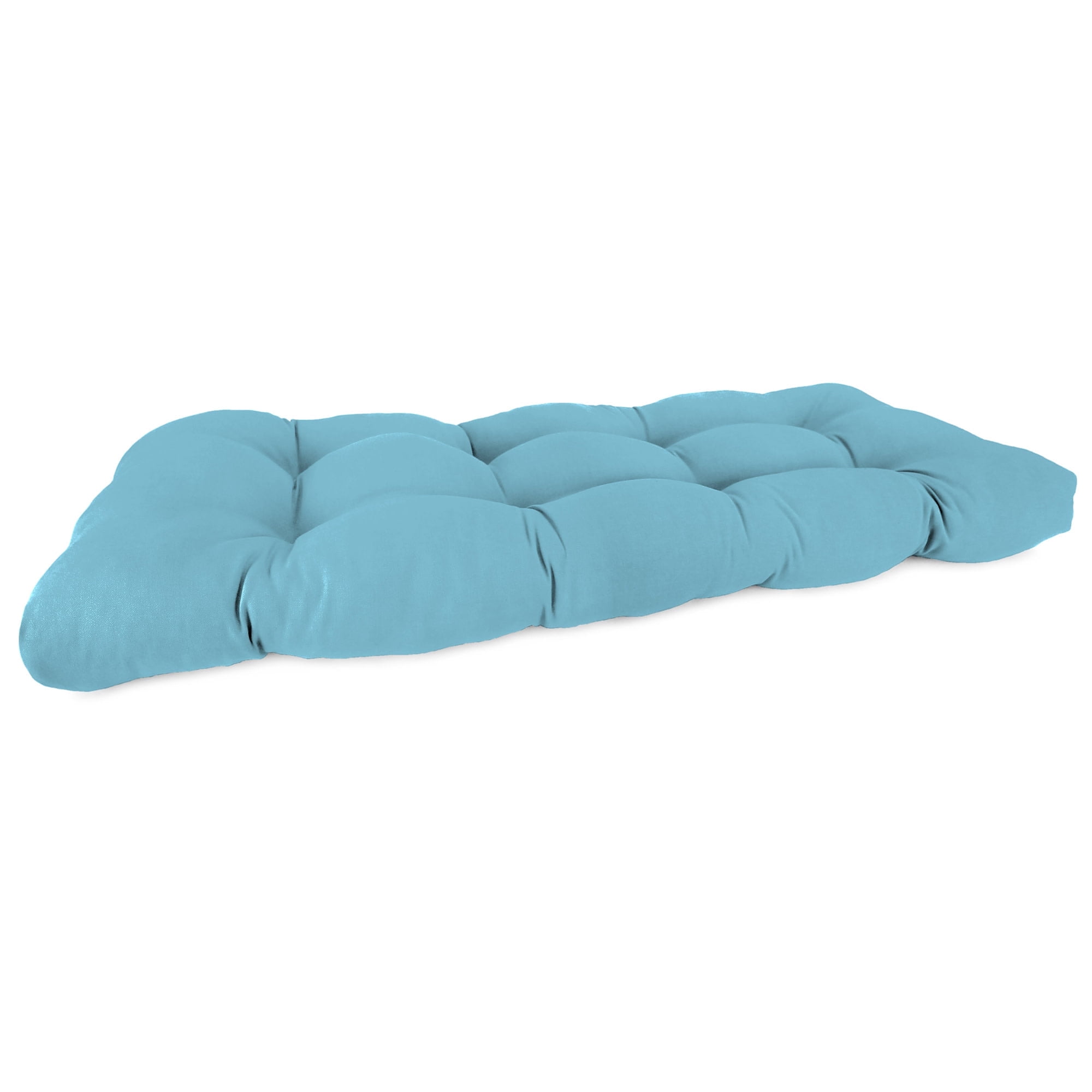 Jordan Manufacturing 66" x 19" Canvas Light Aqua Solid Rectangular ...