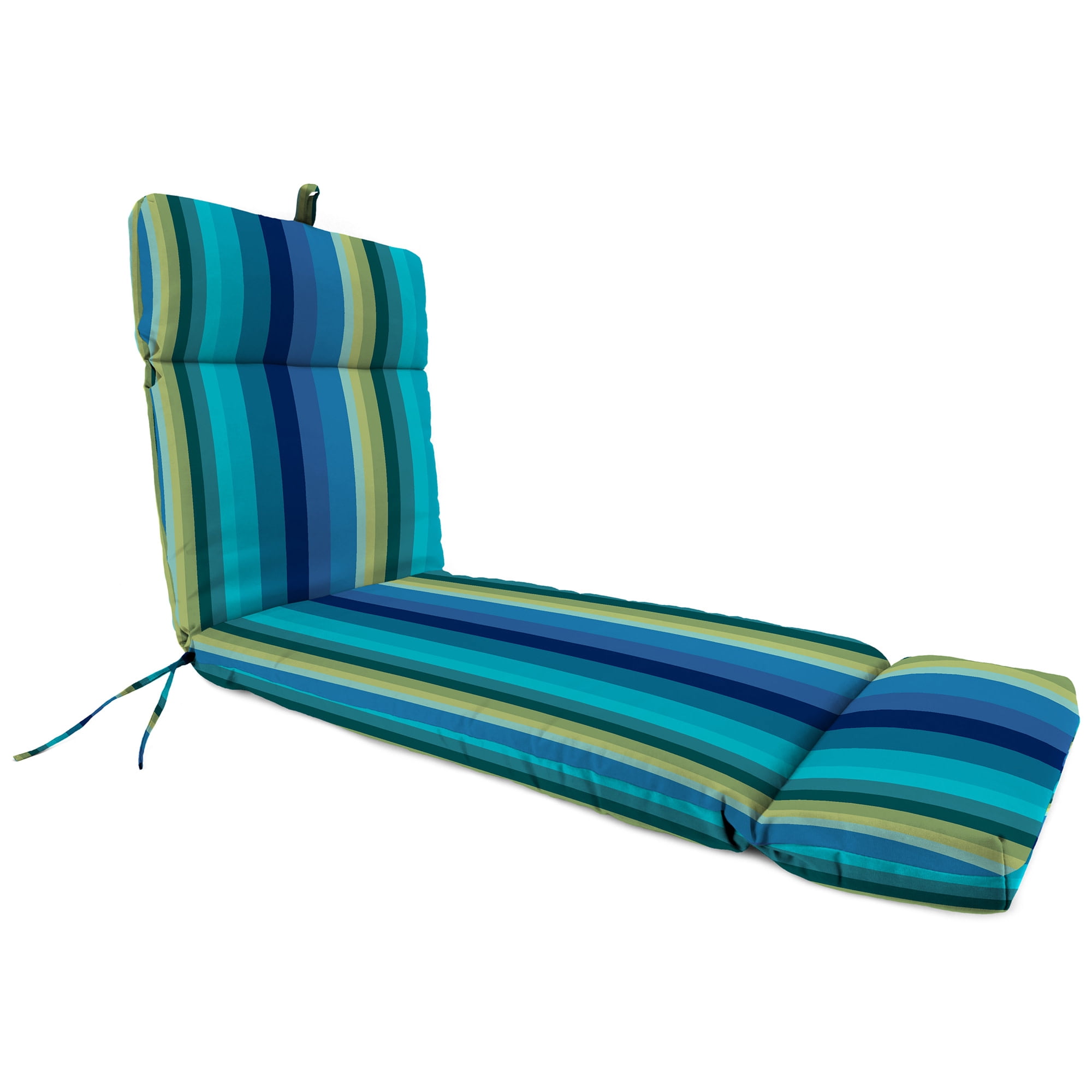 Jordan Manufacturing 72" x 22" Islip Teal Stripe Rectangular Outdoor ...