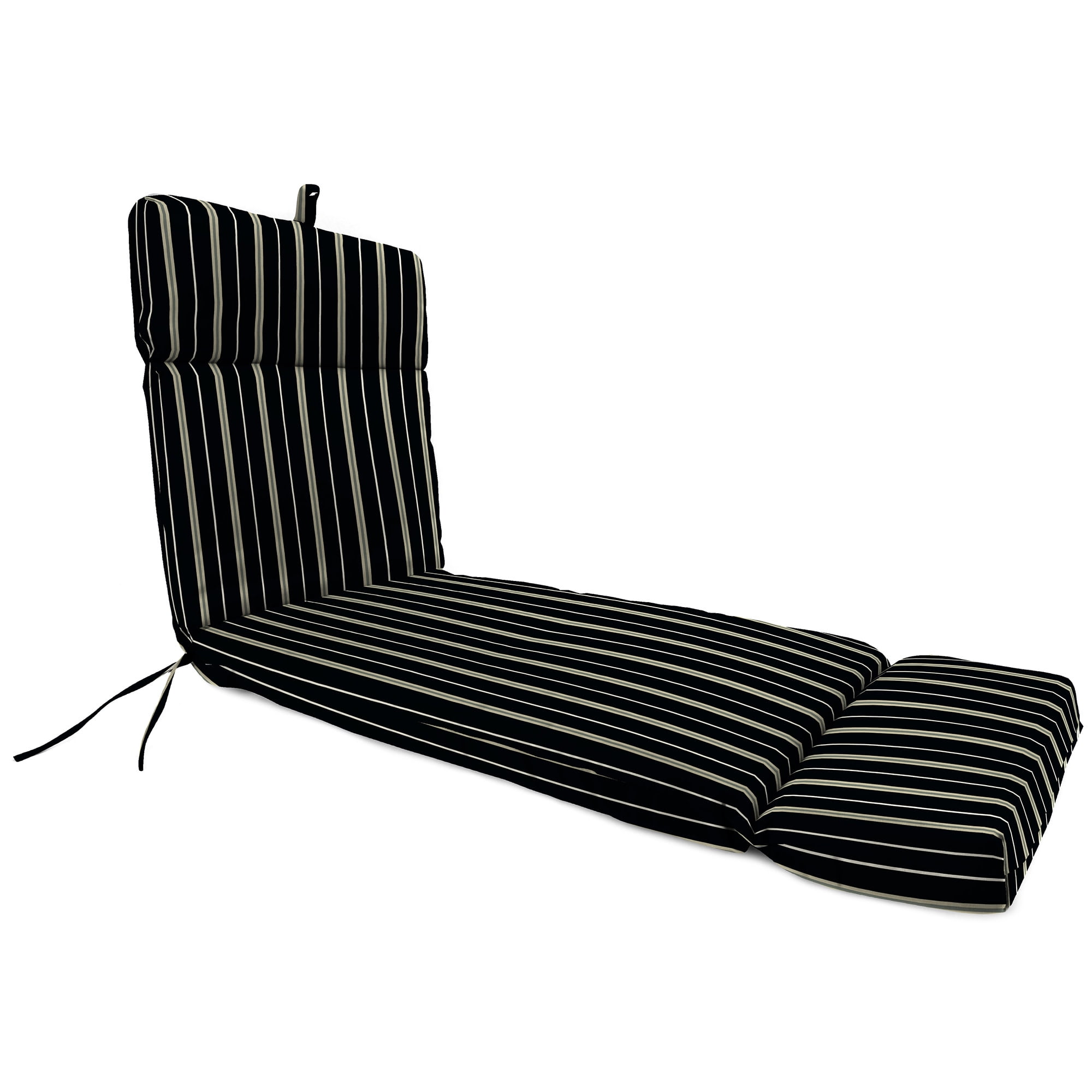 Jordan Manufacturing 72" x 22" Platt Ink Black Stripe Rectangular ...