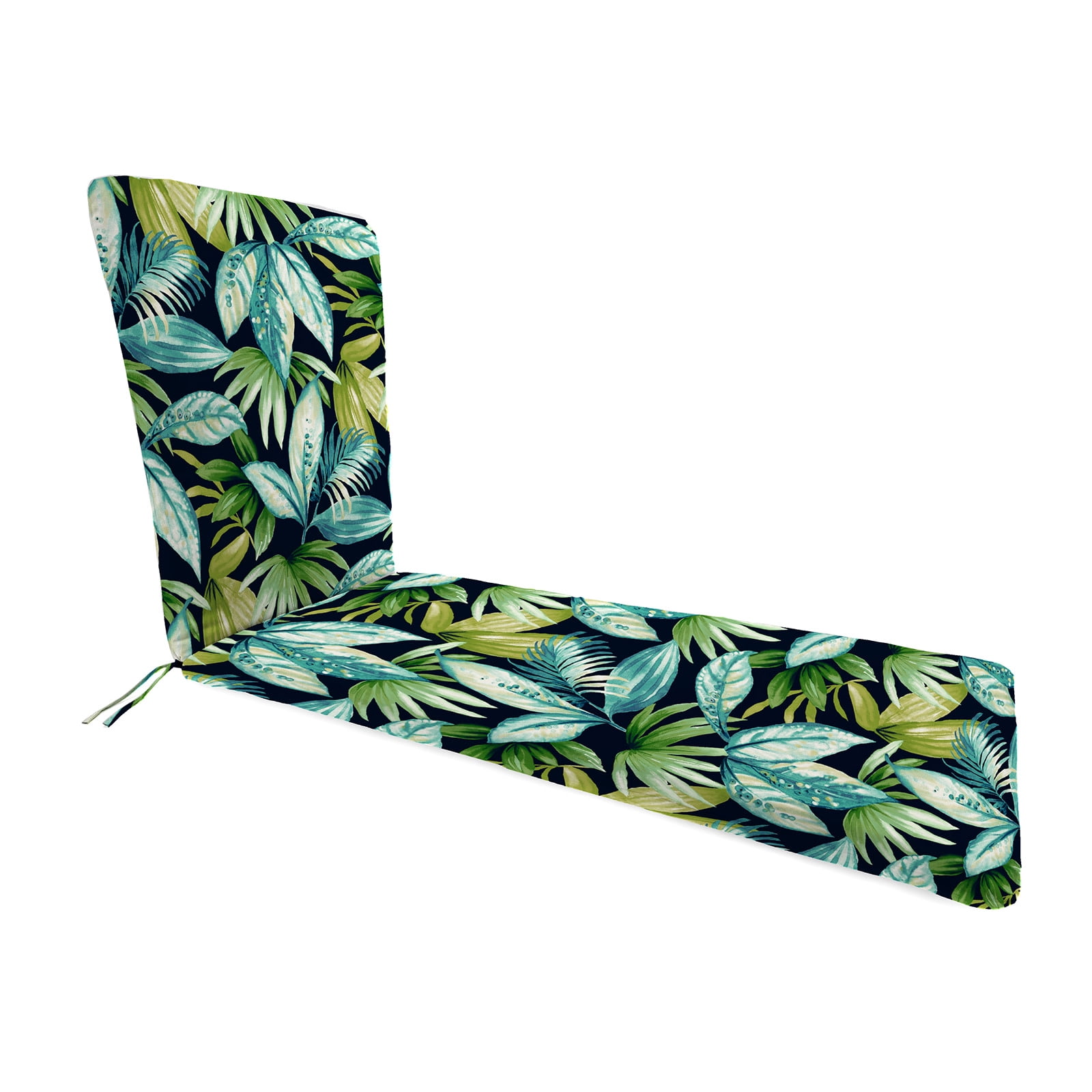 Jordan Manufacturing 74" x 22" Seneca Navy Leaves Rectangular Outdoor ...