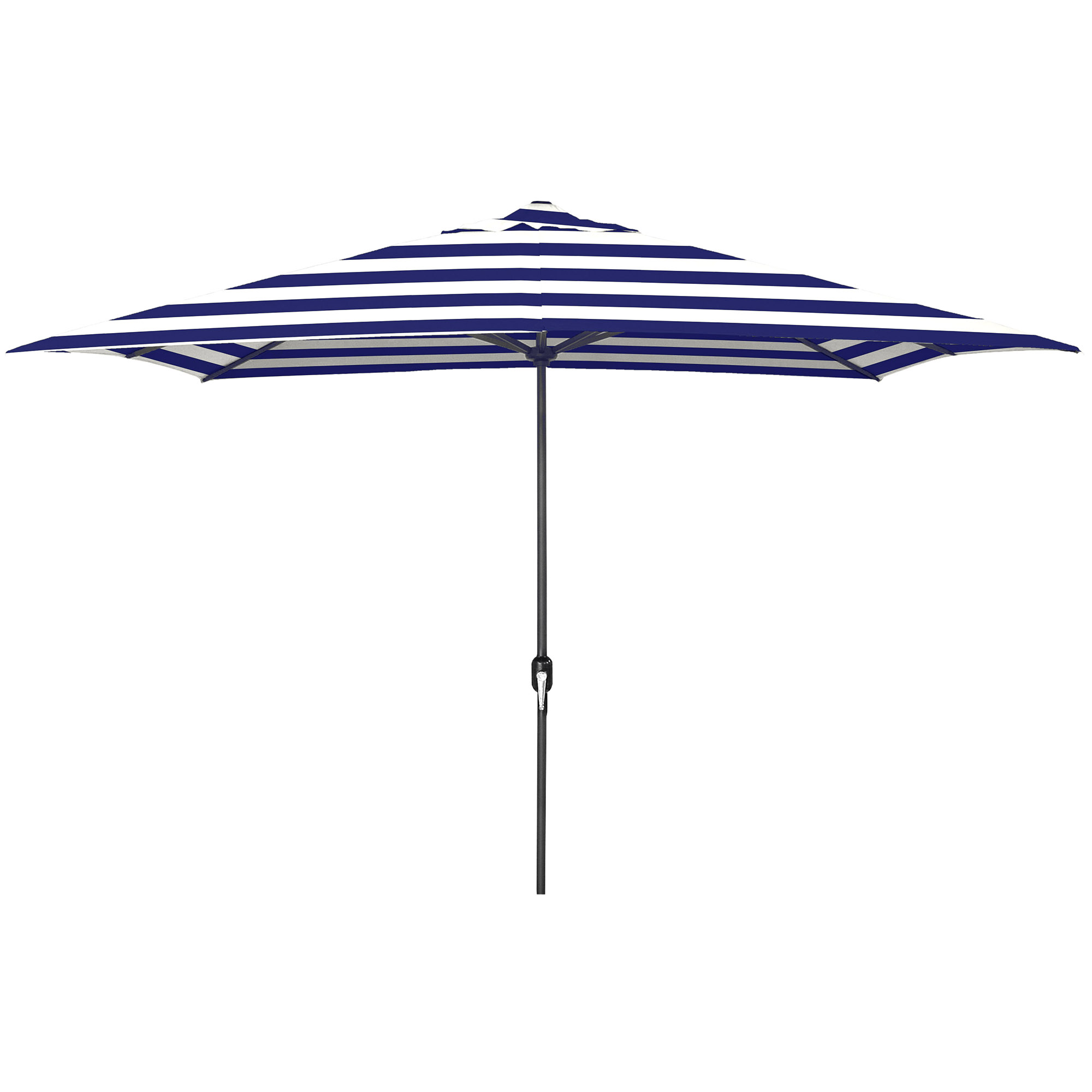 Jordan Manufacturing 8' Navy Blue & White Stripe Rectangular Folding ...