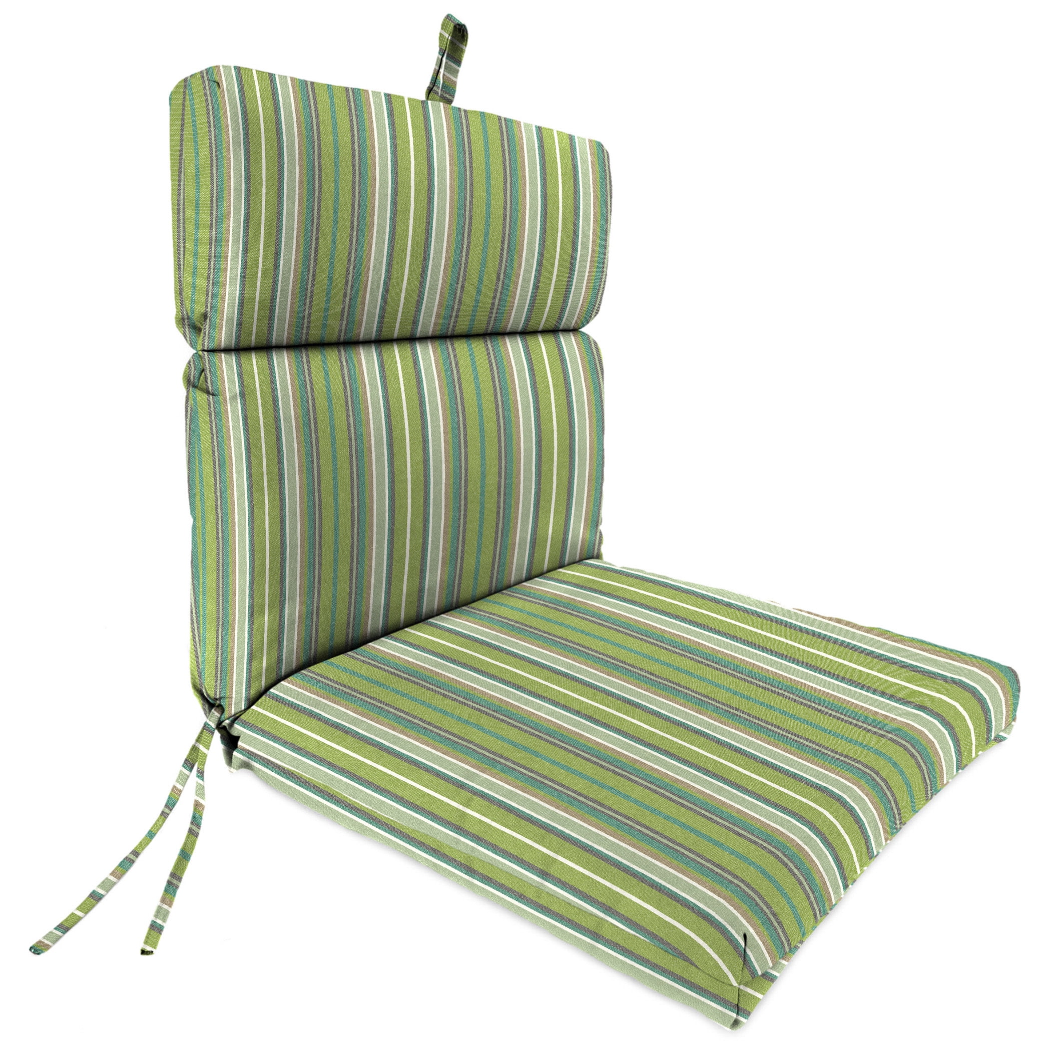 Jordan Manufacturing Sunbrella 44" x 22" Foster Surfside Green Stripe ...