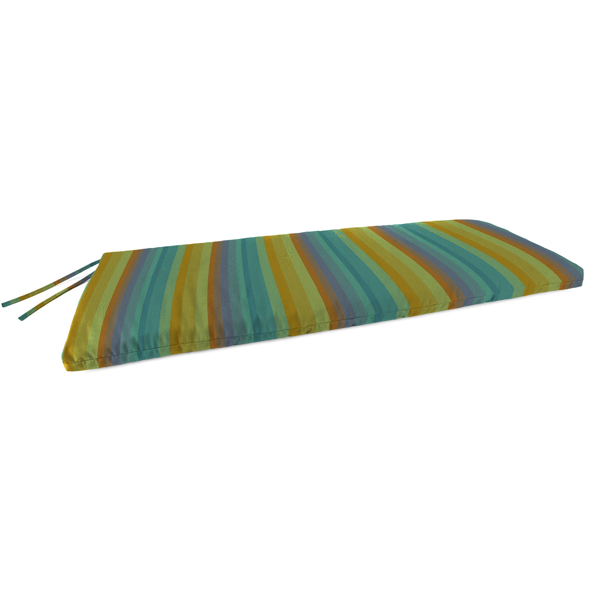 Jordan Sunbrella Patio Seat, 48"x18" Astoria Lagoon Stripe Outdoor ...