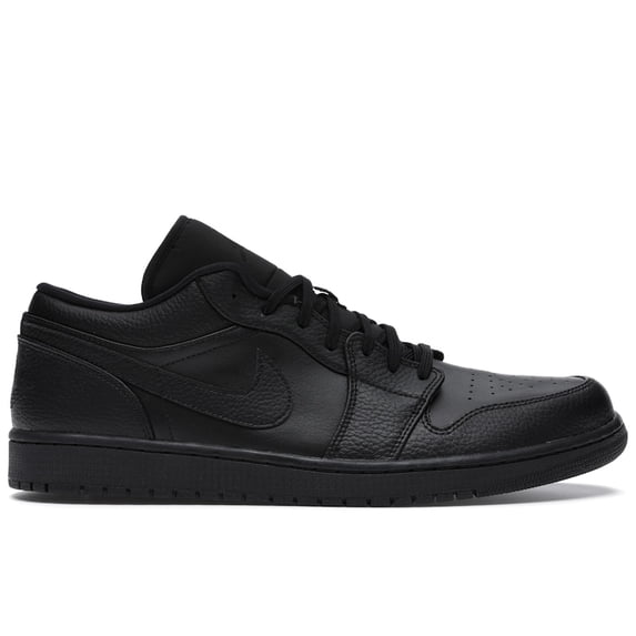 Jordan Men's 1 Low Triple Black, from StockX - Walmart.com
