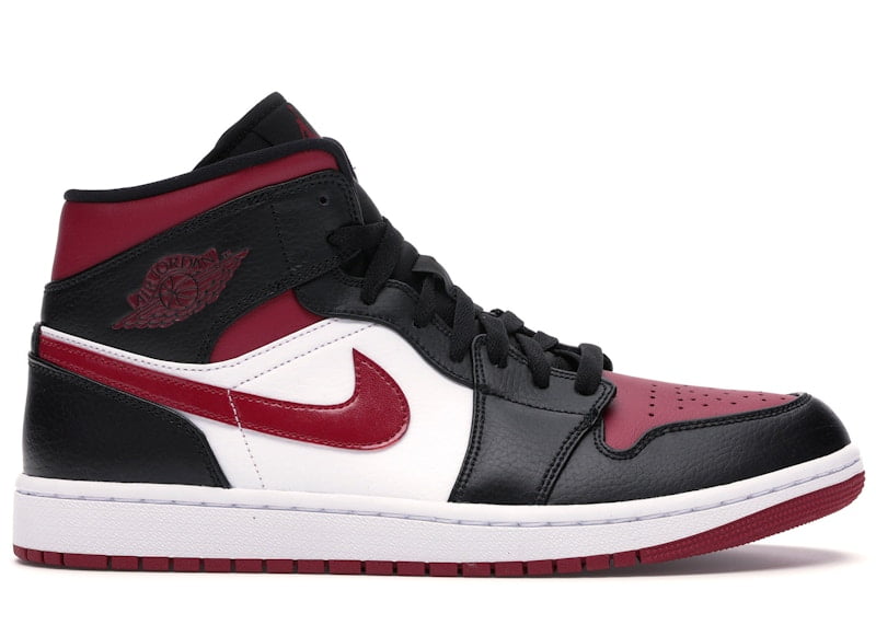 Jordan Men's 1 Mid Bred Toe, from StockX - Walmart.com