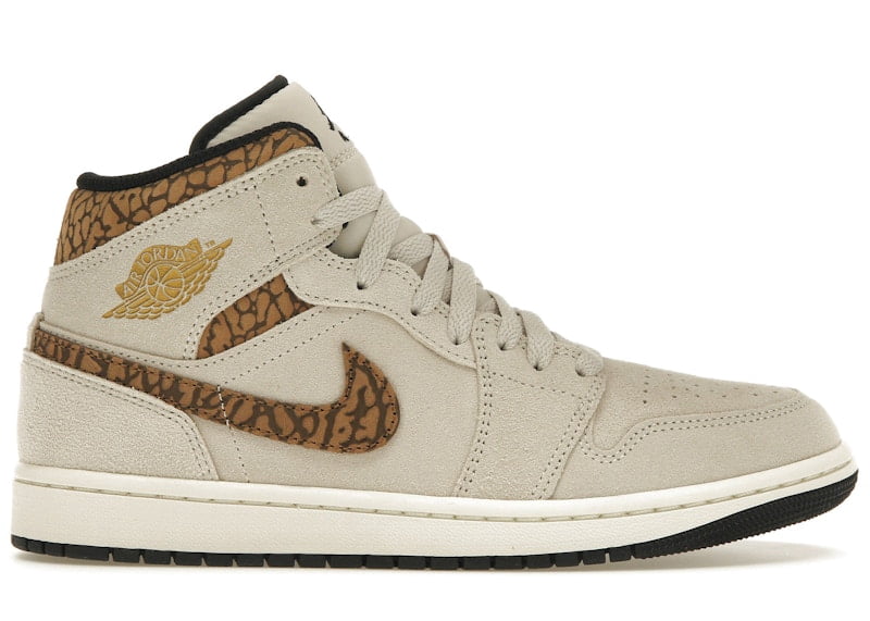 Jordan Men's 1 Mid SE Brown Elephant Basketball Shoes, from StockX ...