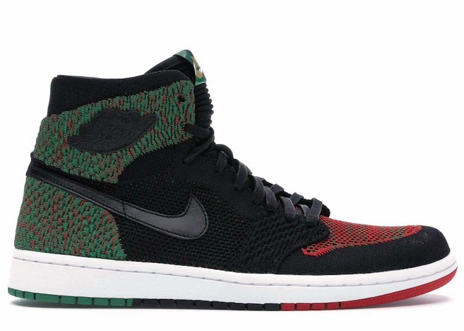 Jordan Men's 1 Retro High Flyknit Black History Month (2018) Shoes ...