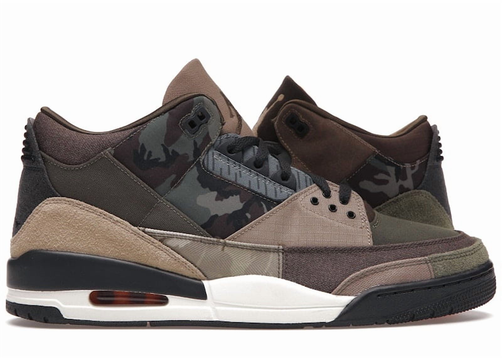 Jordan Men's 3 Retro Patchwork Camo Basketball Shoes, from StockX ...