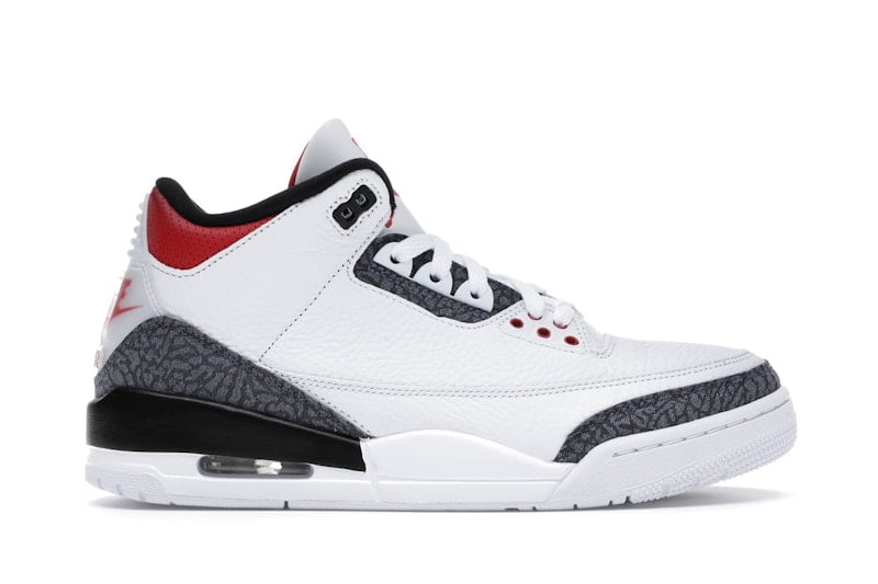 Jordan Men's 3 Retro SE Fire Red Denim (2020), from StockX - Walmart.com