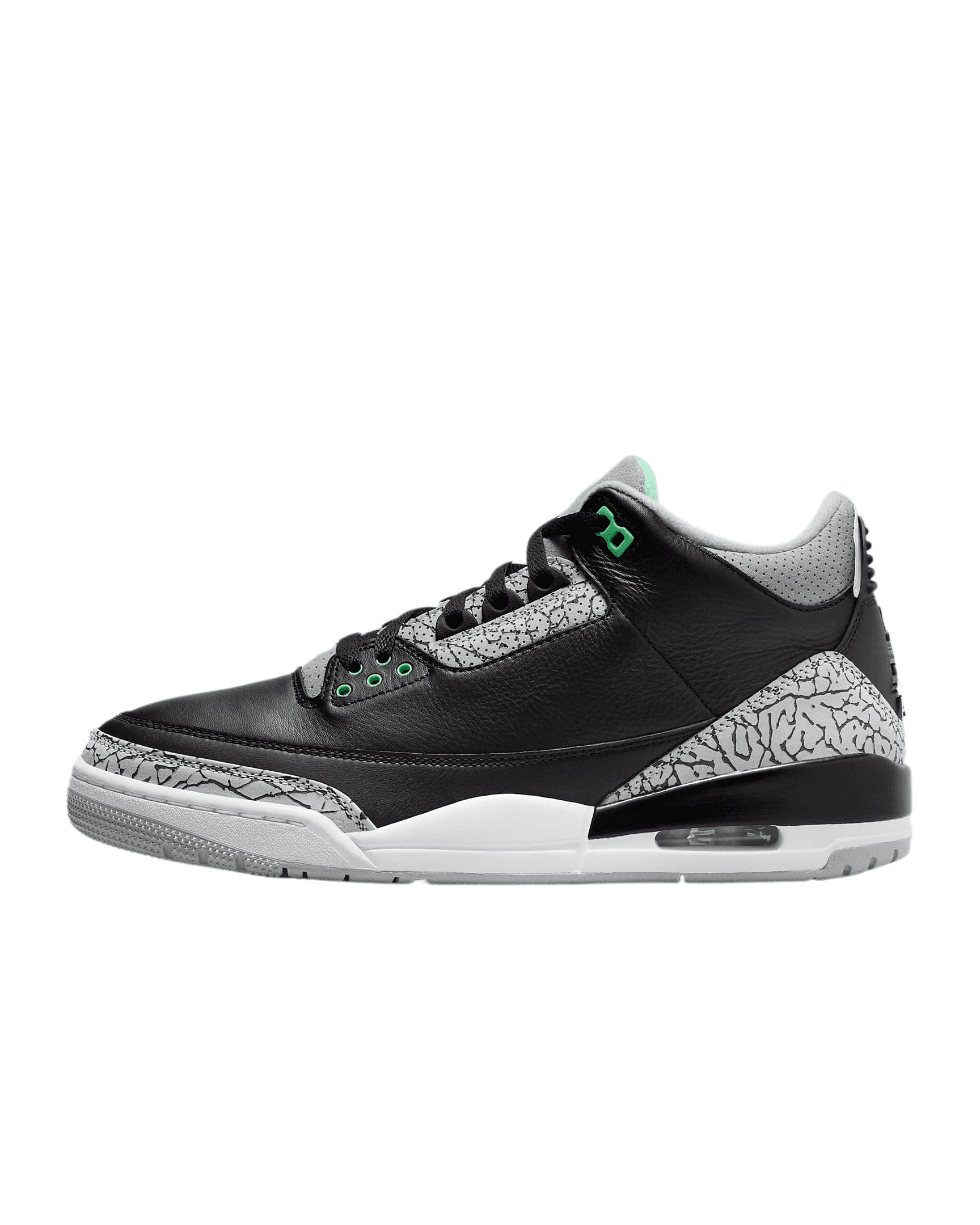Jordan Men's Air Jordan 3 Retro Athletic Shoes, Green Glow, 9 - Walmart.com